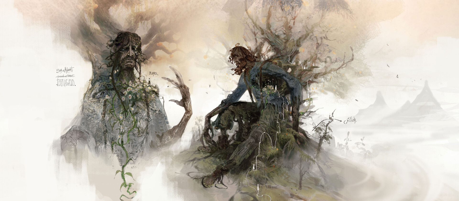 Bragato - Benjy the Tree - South of Midnight Concept Design