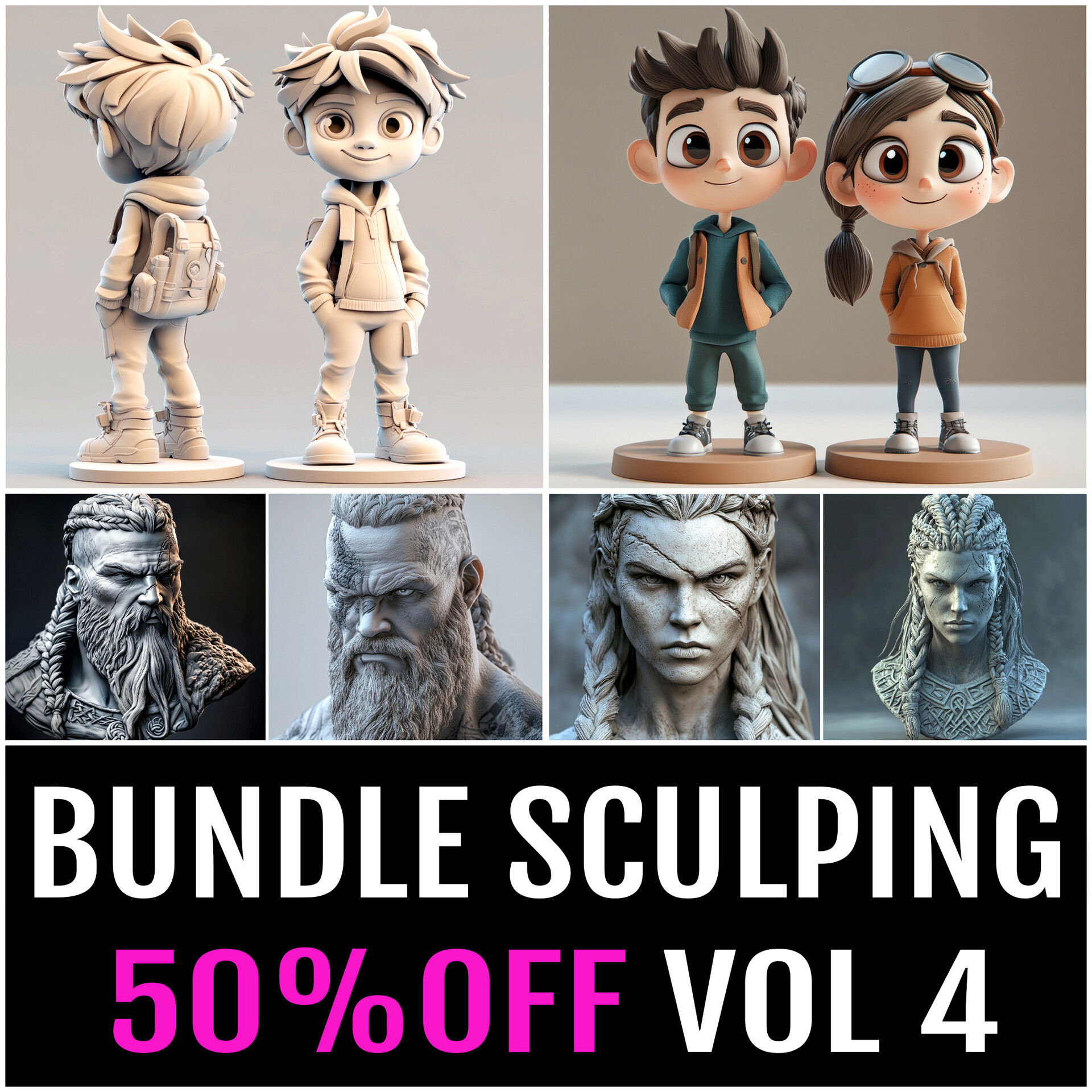 ArtStation - BUNDLE SCULPING VOL.4