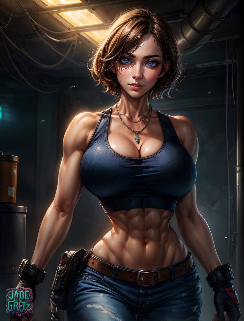 ArtStation - Jill Valentine: In the Heart of Darkness by Jade Gretz