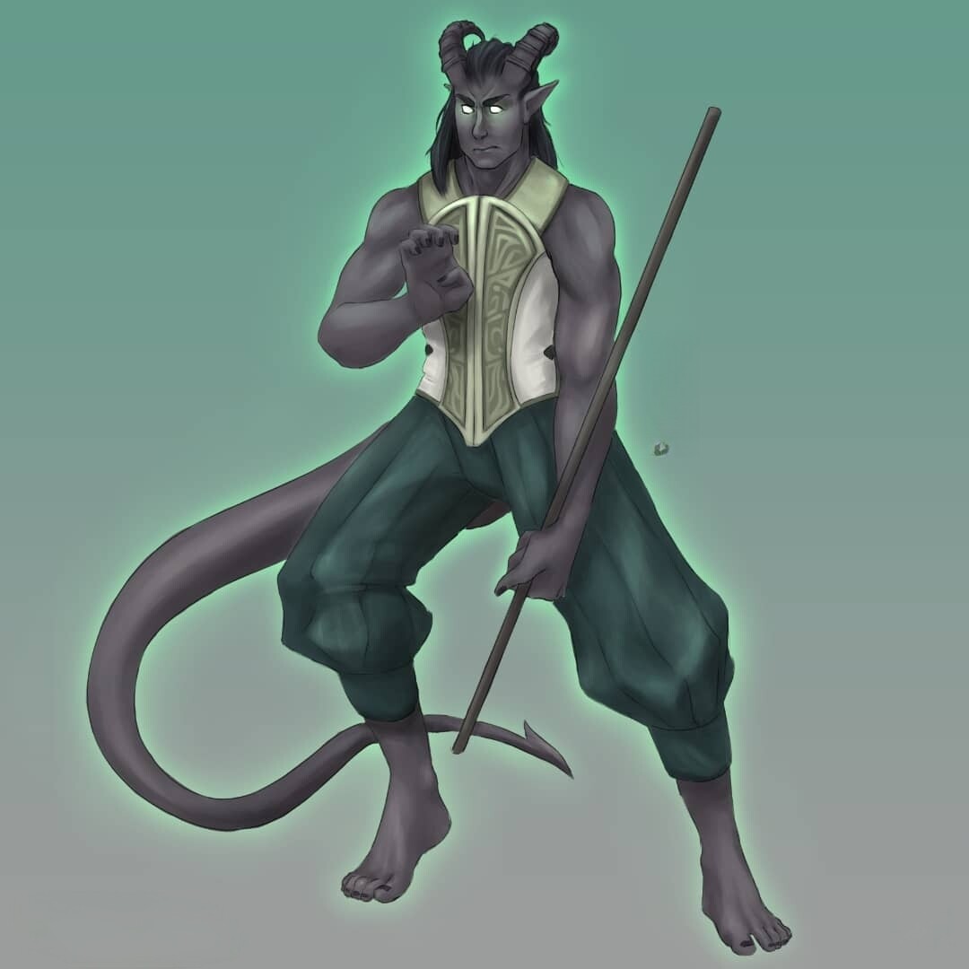 ArtStation - The Mystic Warrior (Full Body)