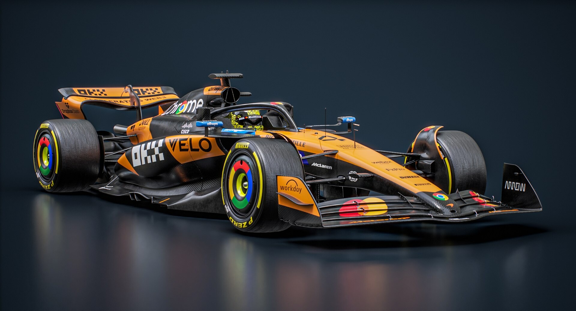 OpticalDreamSoft - McLaren MCL39 F1 2025 Formula 1 Race Car PBR 3D model