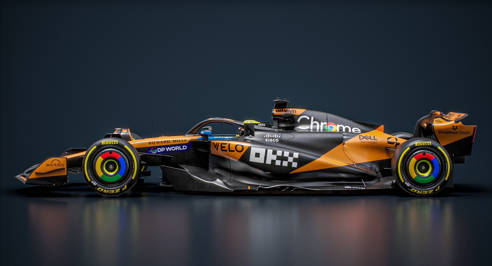OpticalDreamSoft - McLaren MCL39 F1 2025 Formula 1 Race Car PBR 3D model