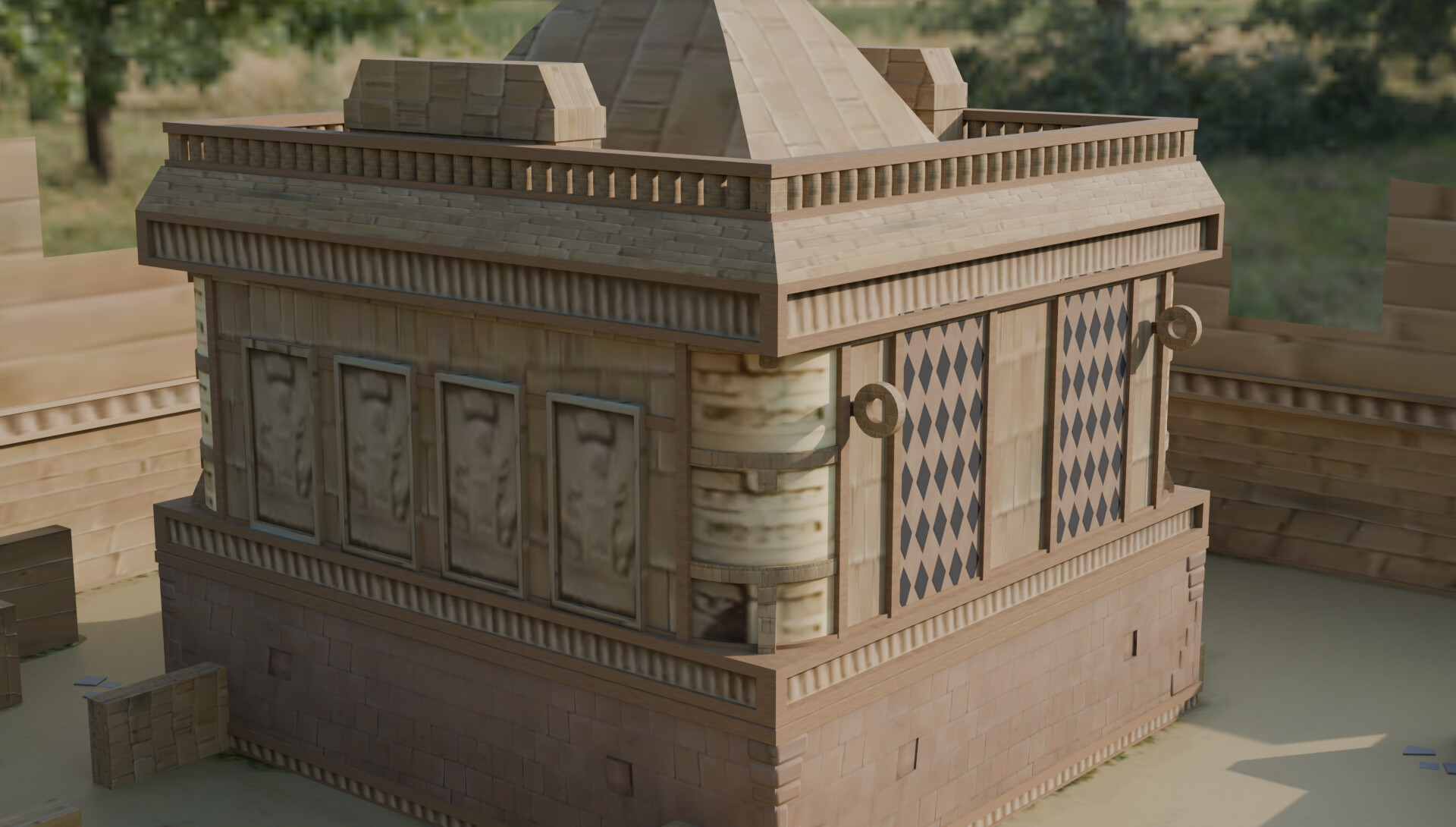 ArtStation - maya, mape for mobile game