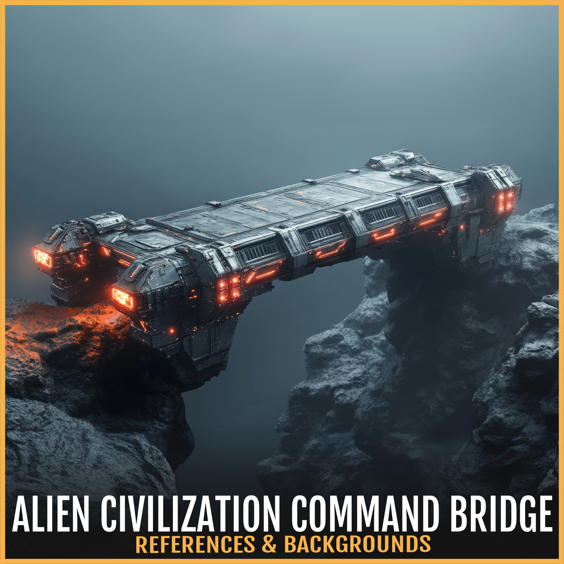 ArtStation - 505 Alien Civilization Command Bridge