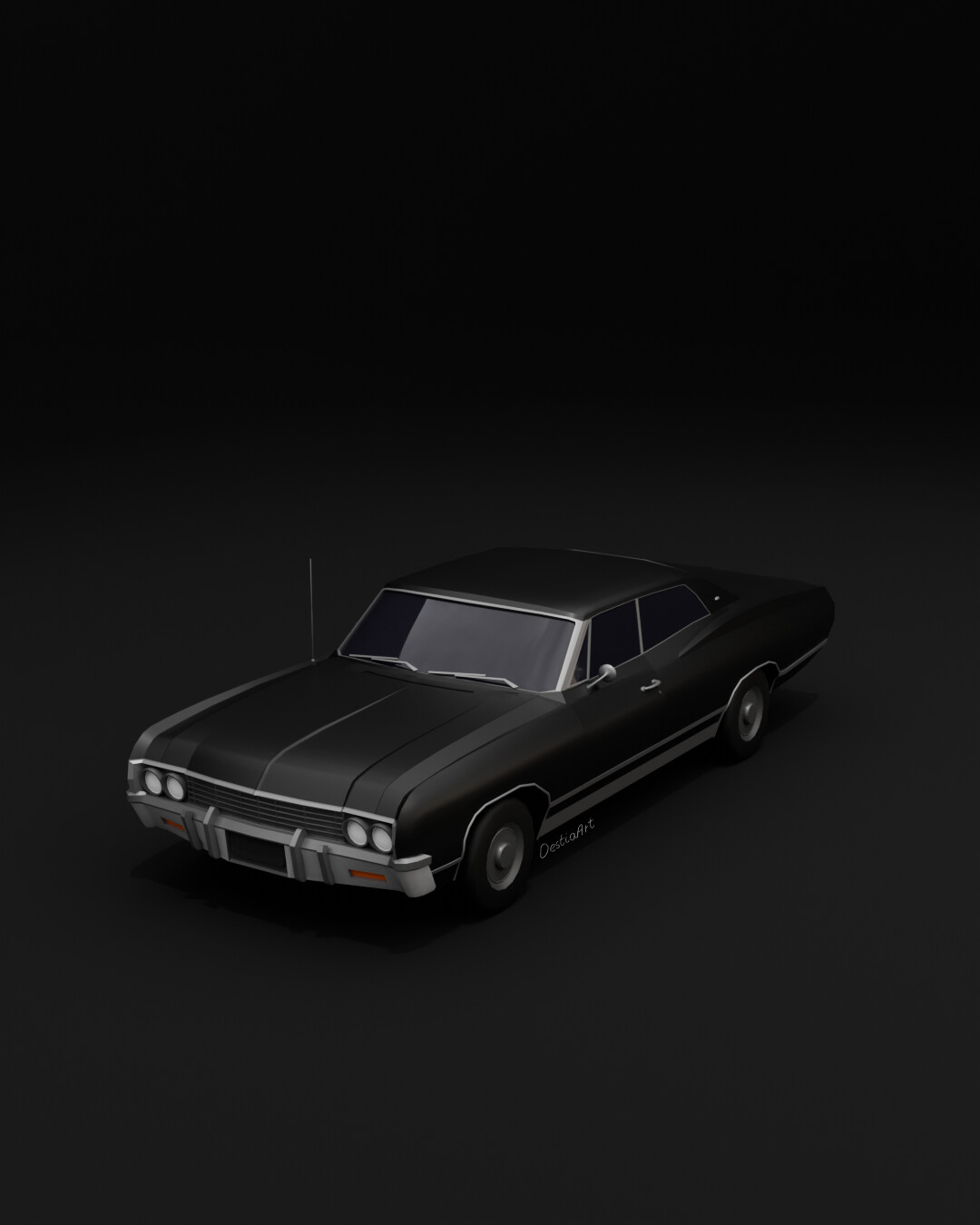 ArtStation - 3D Muscle Car