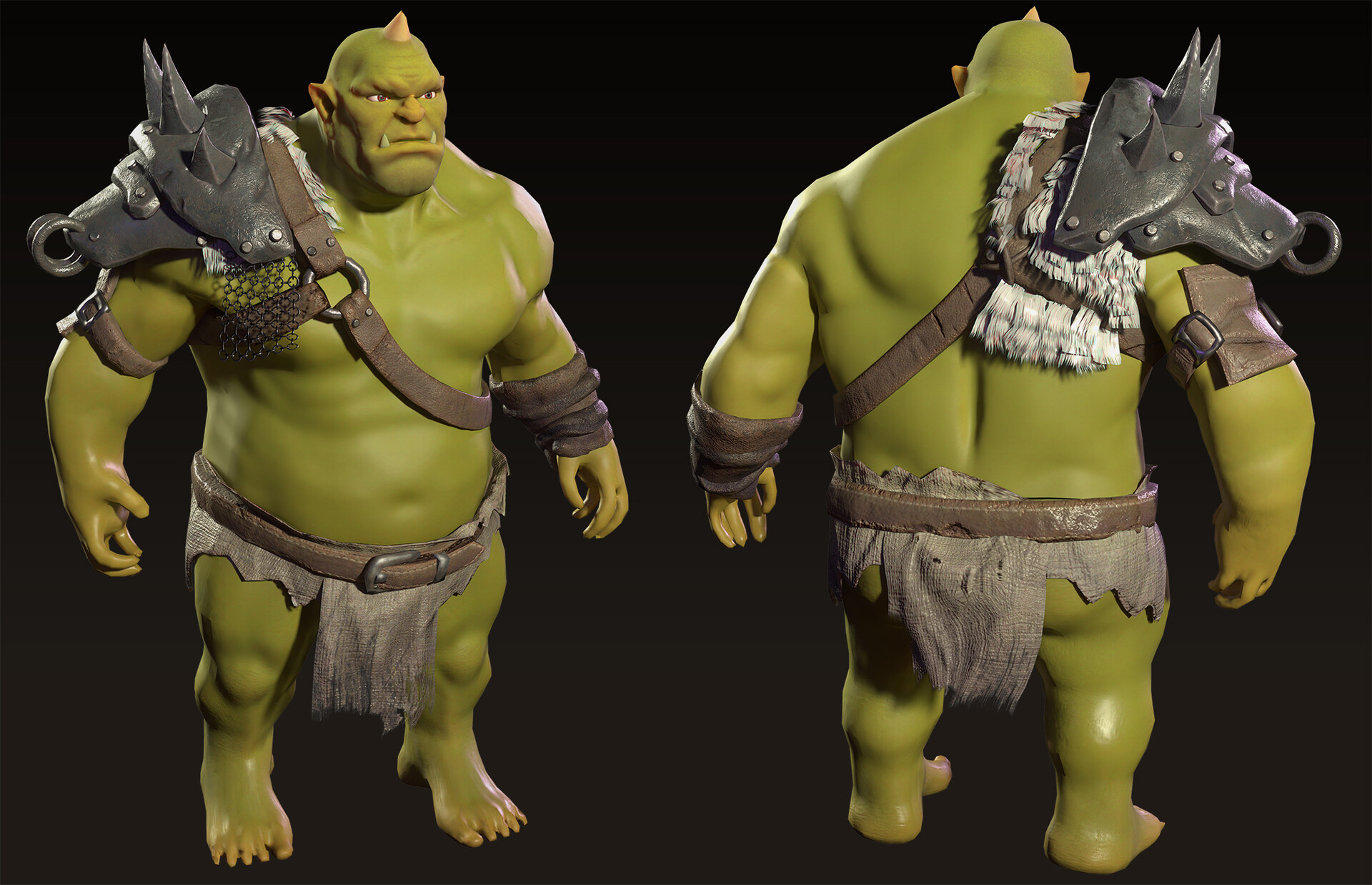 ArtStation - Making an Orc 3D Model