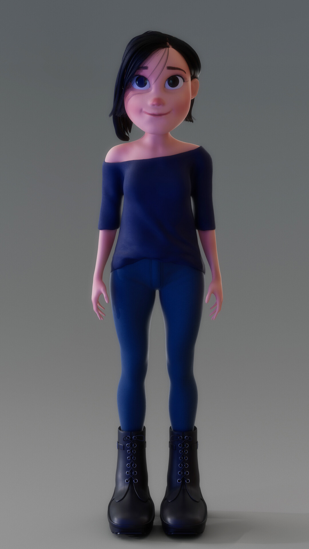 ArtStation - Violet Parr (NOT A fan art)!