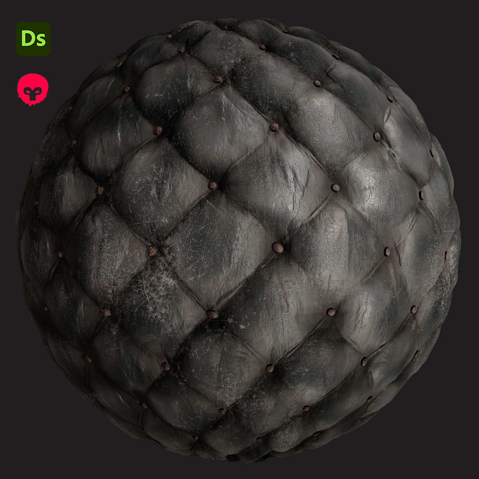 Ali zalnezhad - Realistic Leather Pack – Chesterfield & Smooth | 4K–8K PBR + SBS/SBSAR | Fully ...