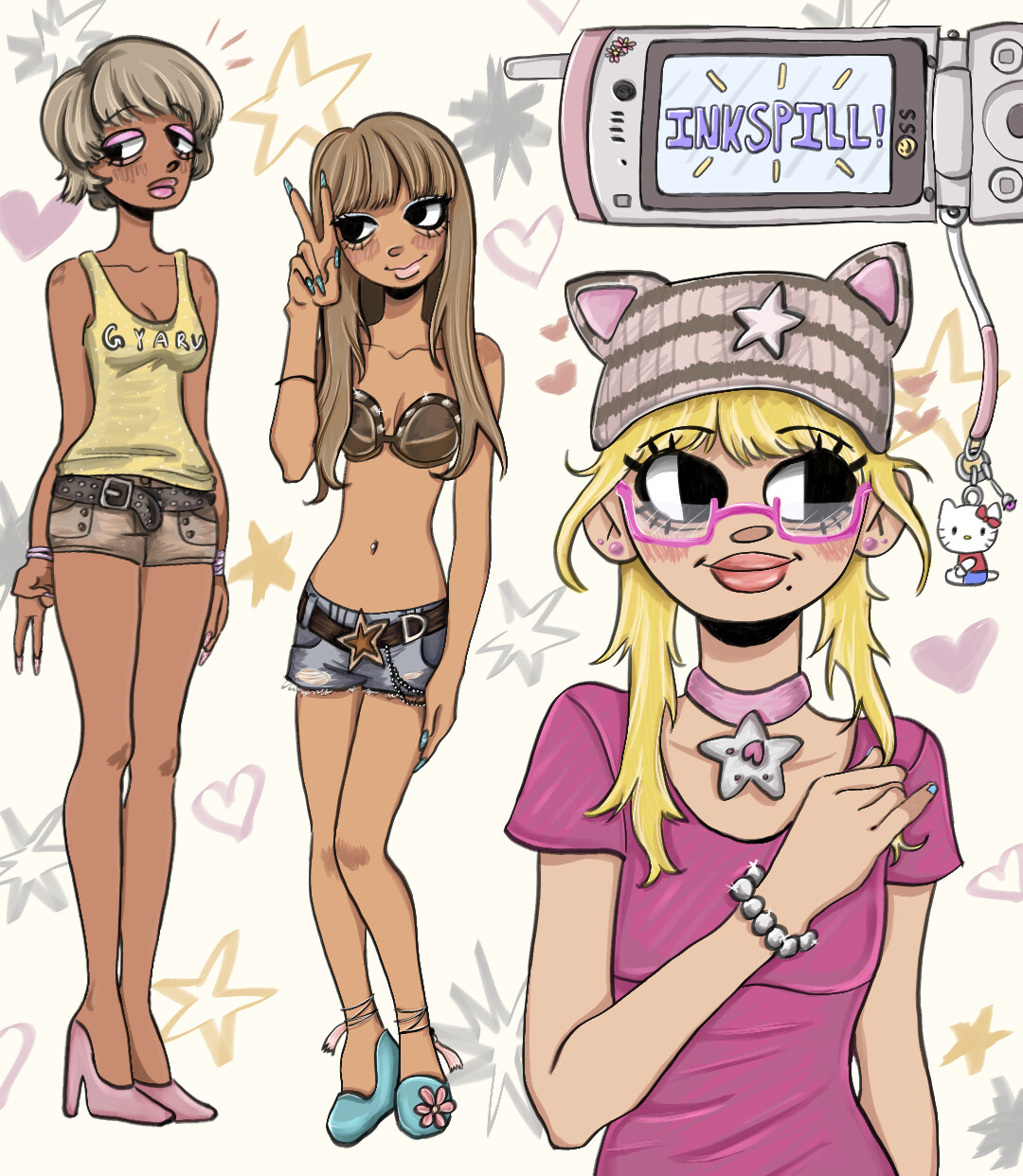 ArtStation - gyaru gals