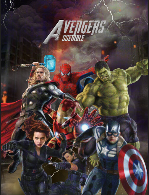 ArtStation - Avengers Assemble poster