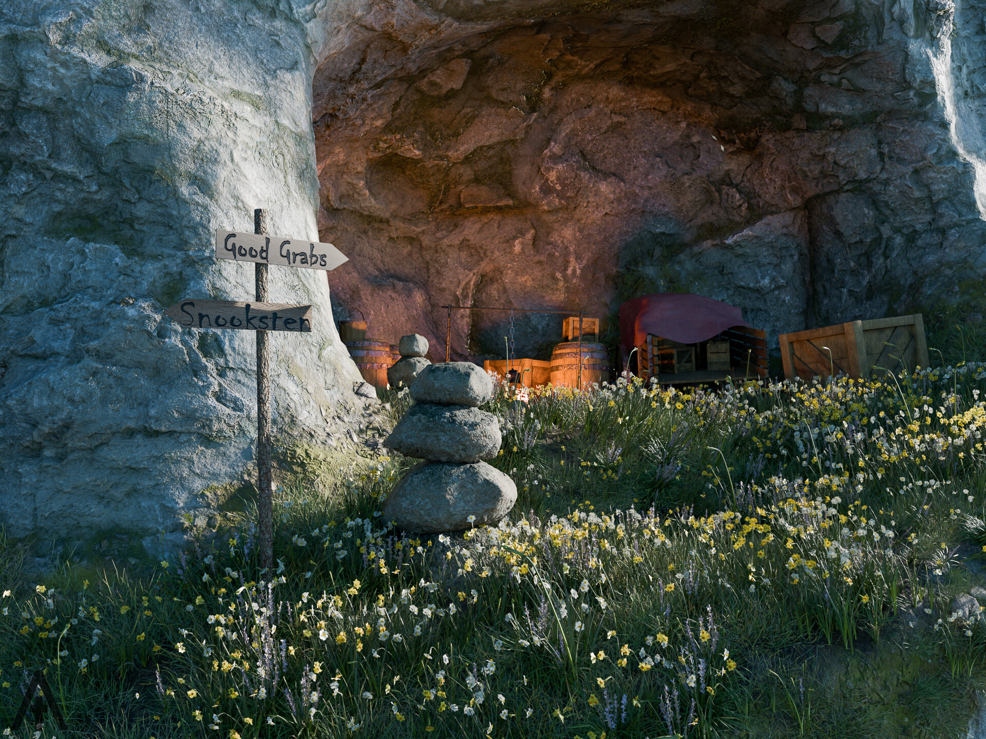 ArtStation - Mountainside Shop