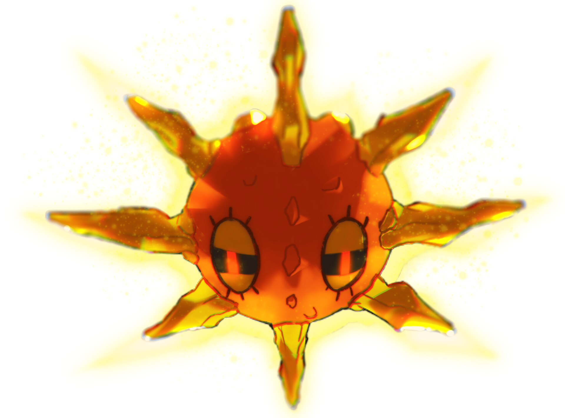 ArtStation - Solrock, Pokémon