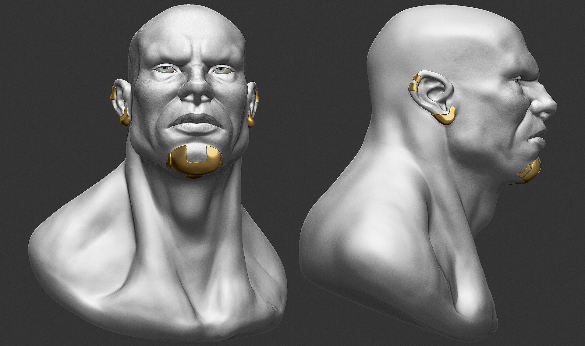ArtStation - Character Bust Sketch