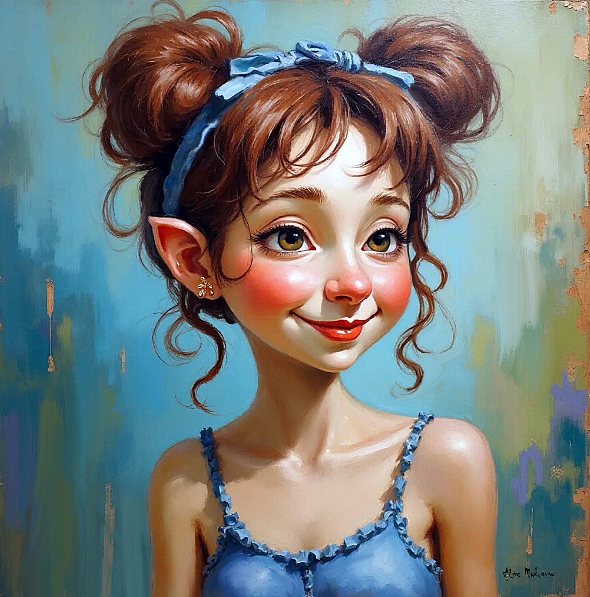 ArtStation - Lina. Elves. Planet of the Iron Fish