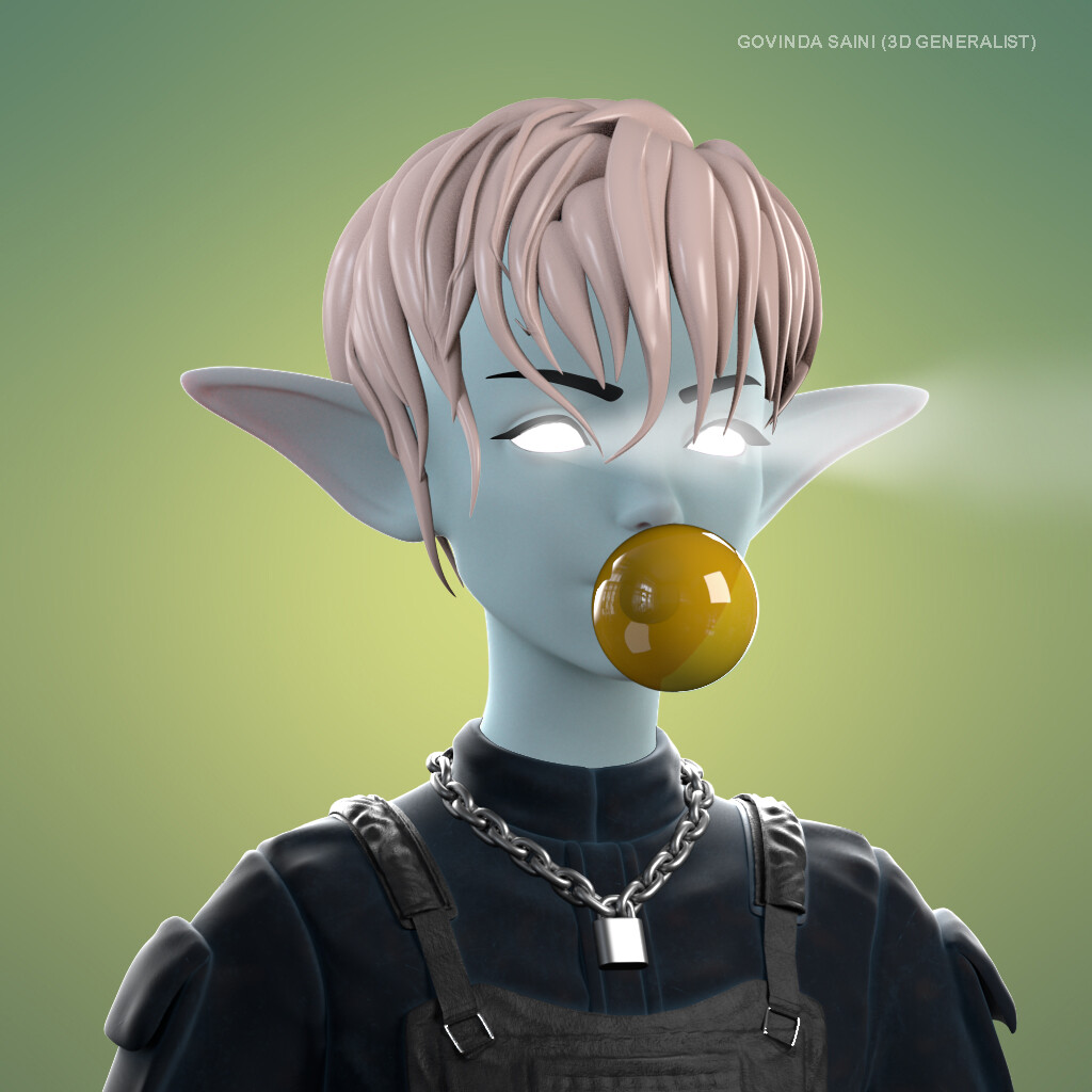 Govinda Saini - 3D Alien NFT Project