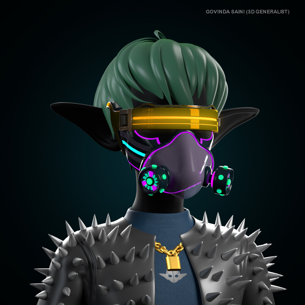 Govinda Saini - 3D Alien NFT Project