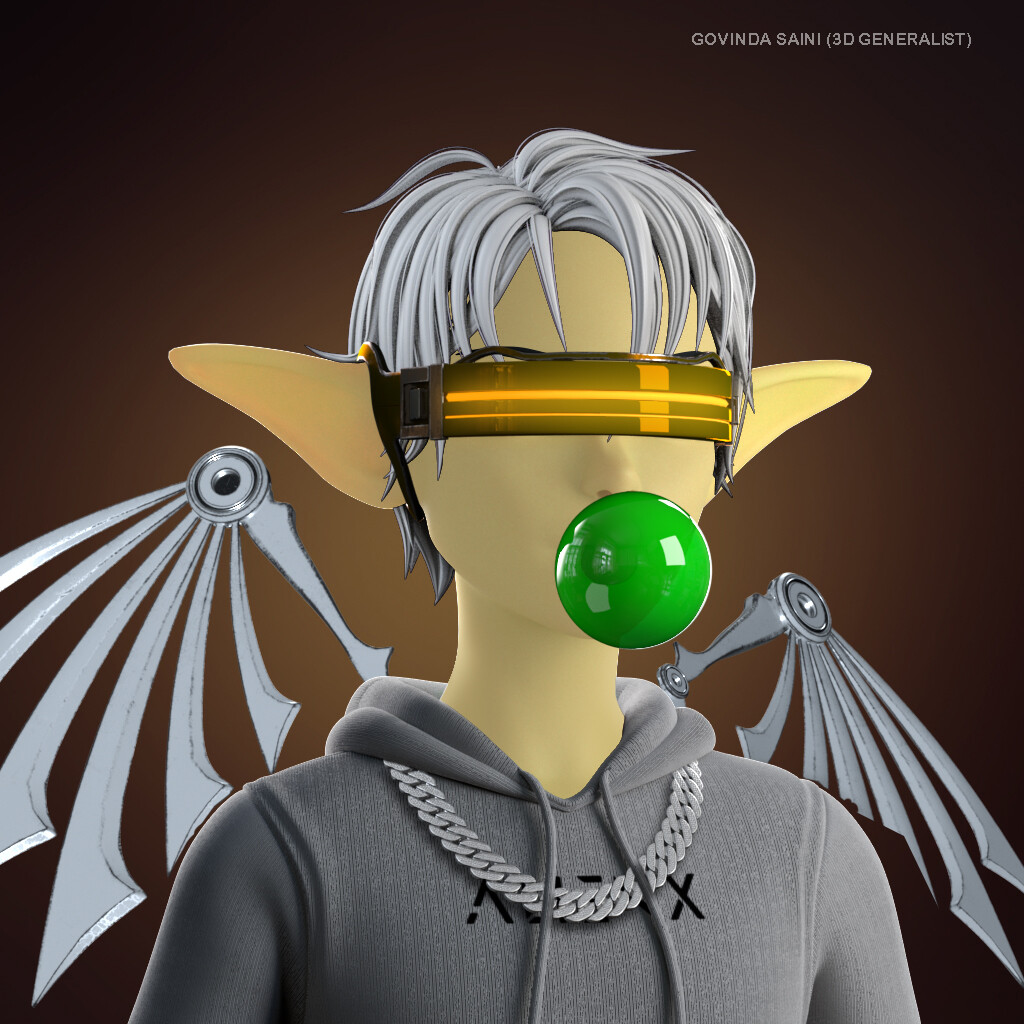 Govinda Saini - 3D Alien NFT Project