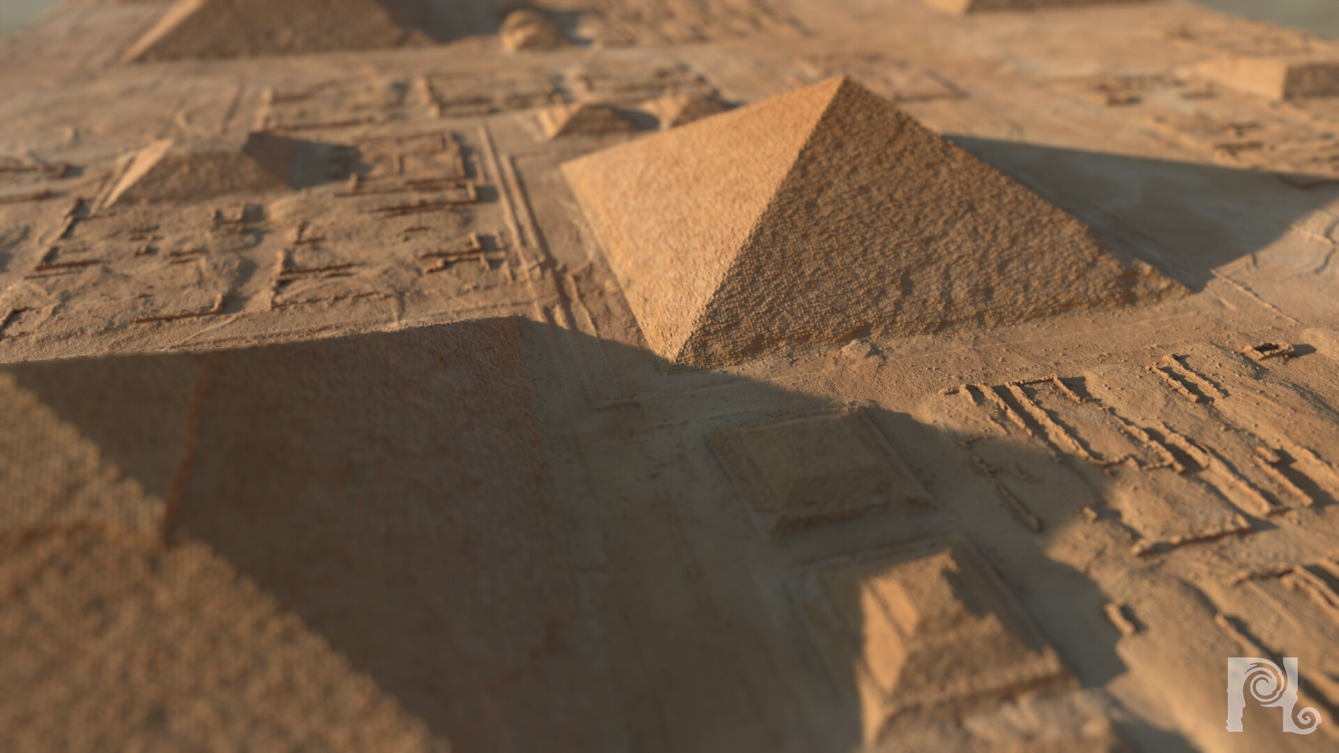 Phil Lee - Miniature Pyramid landscape