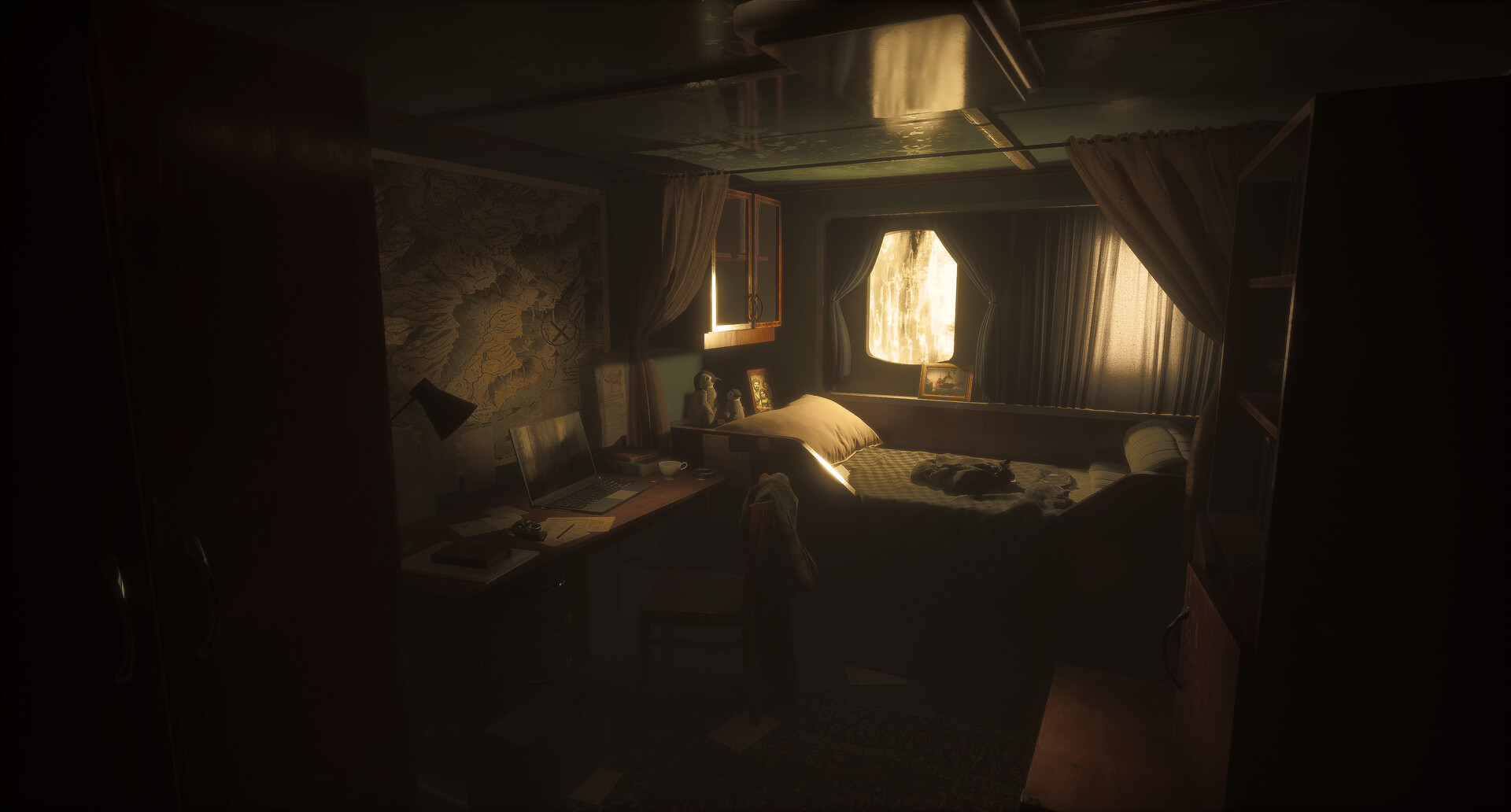 ArtStation - Ship Cabin