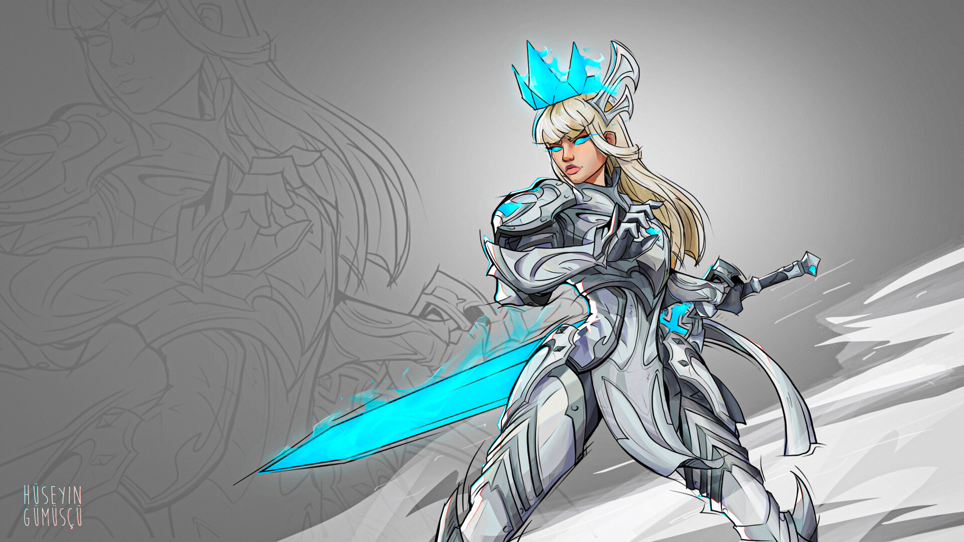 ArtStation - Marvel Rivals Magik - Eldritch Armor Skin Fanart