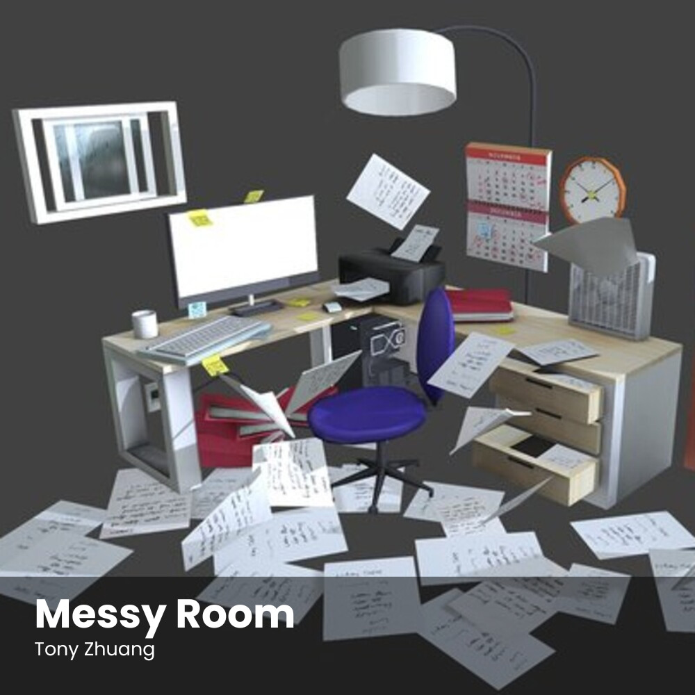 ArtStation - Messy Room