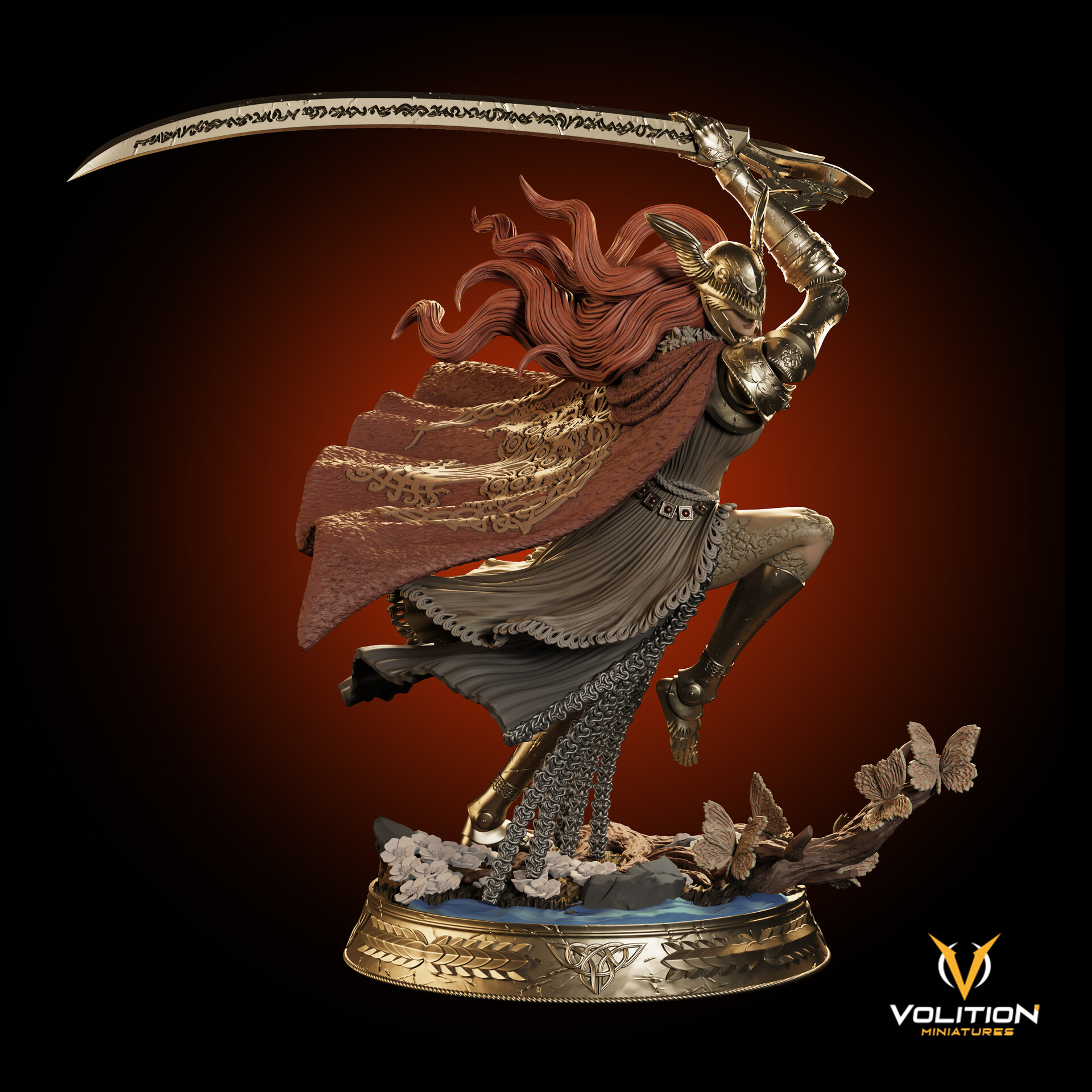 ArtStation - Malenia Blade of Miquella | Elden Ring Fan Art for 3D Printing