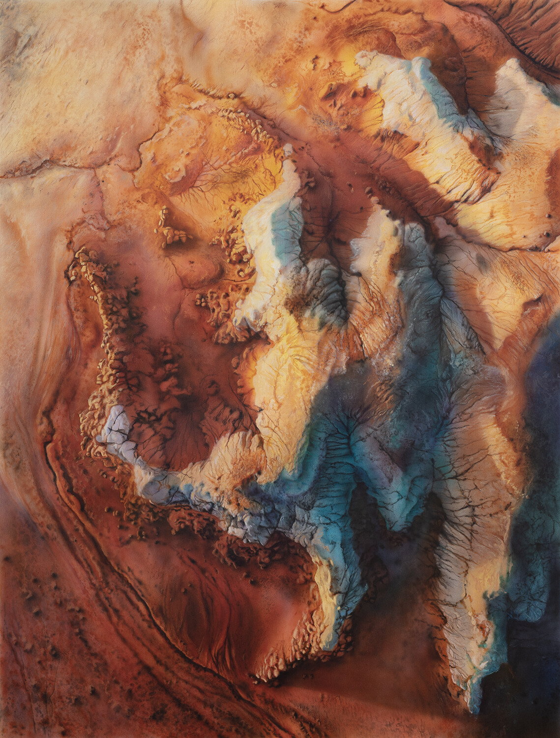 ArtStation - "Badlands 2" - acrylic on canvas