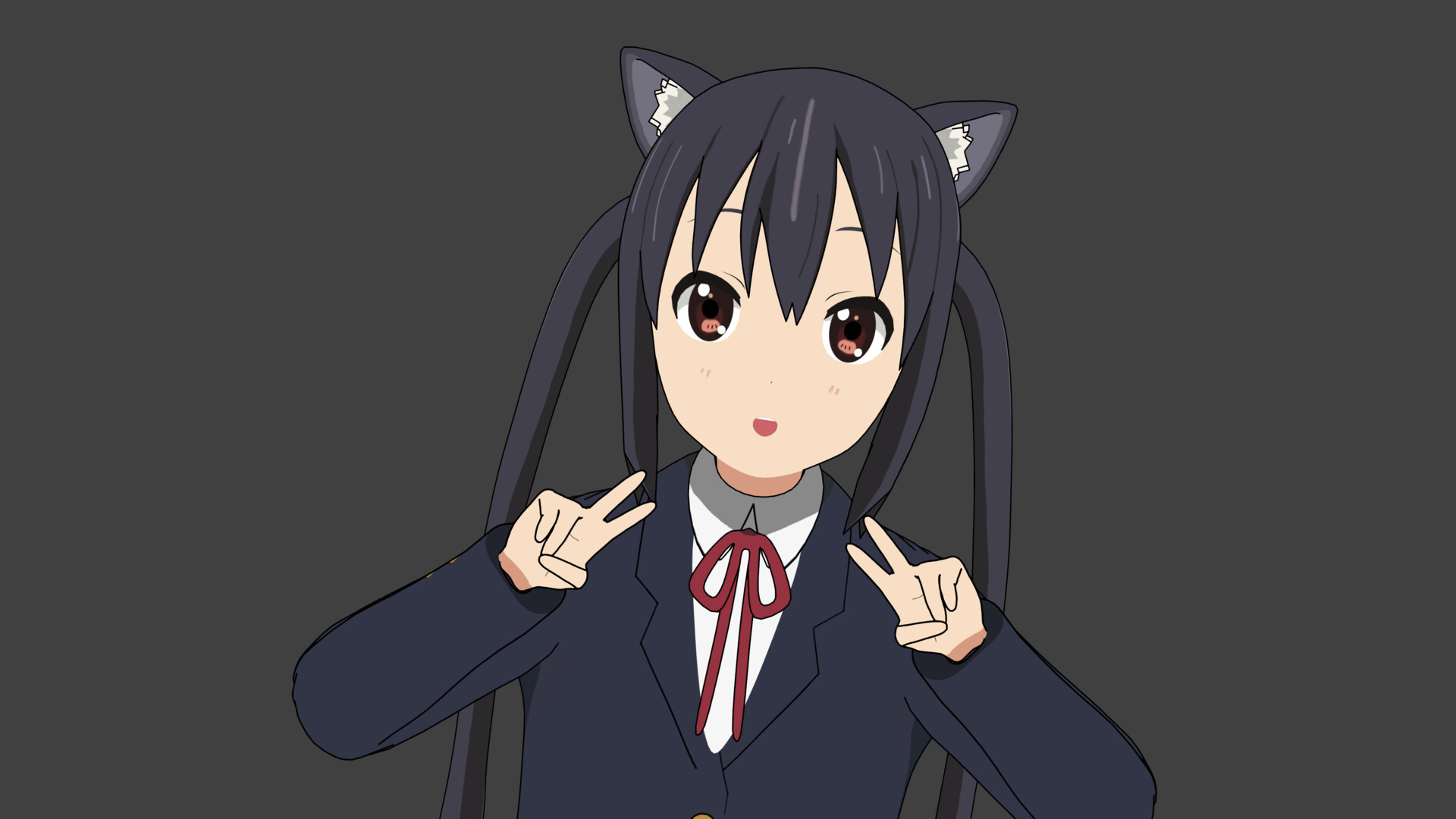 ArtStation - Azusa Nakano (Azunyan) 3D model - K-ON!