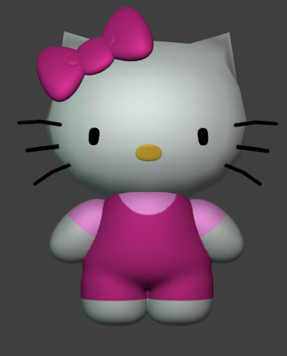 ArtStation - Hello Kitty 3D model