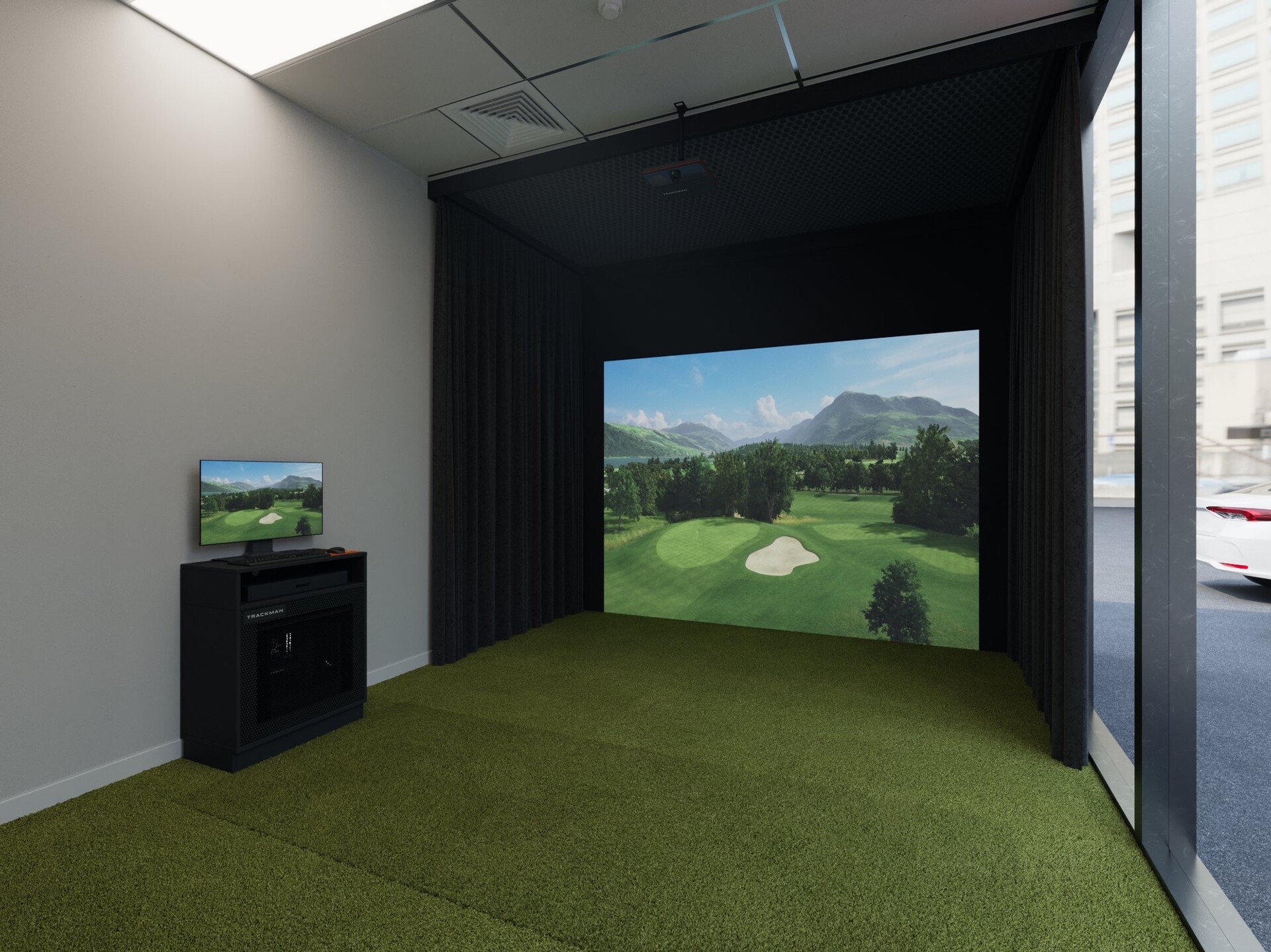 ArtStation - Office Space Golf Sim