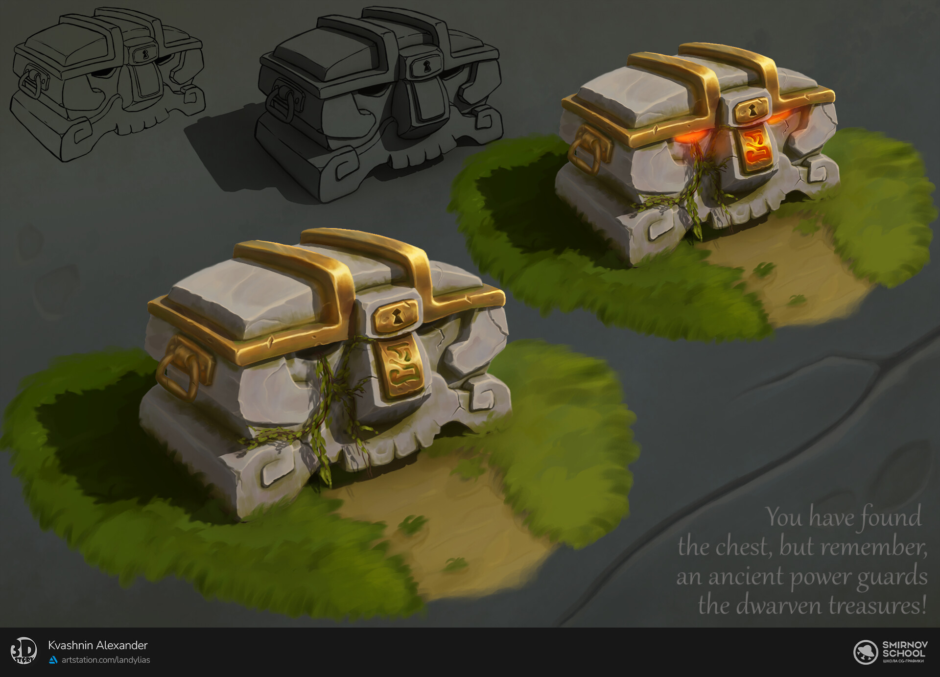 ArtStation - Dwarven Chest