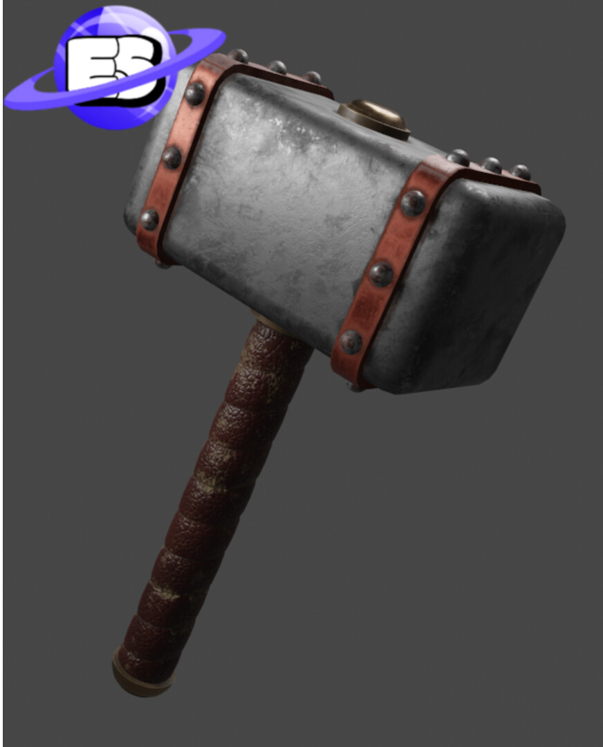 ArtStation - 3D Hammer Model [COMMISSIONS OPEN]