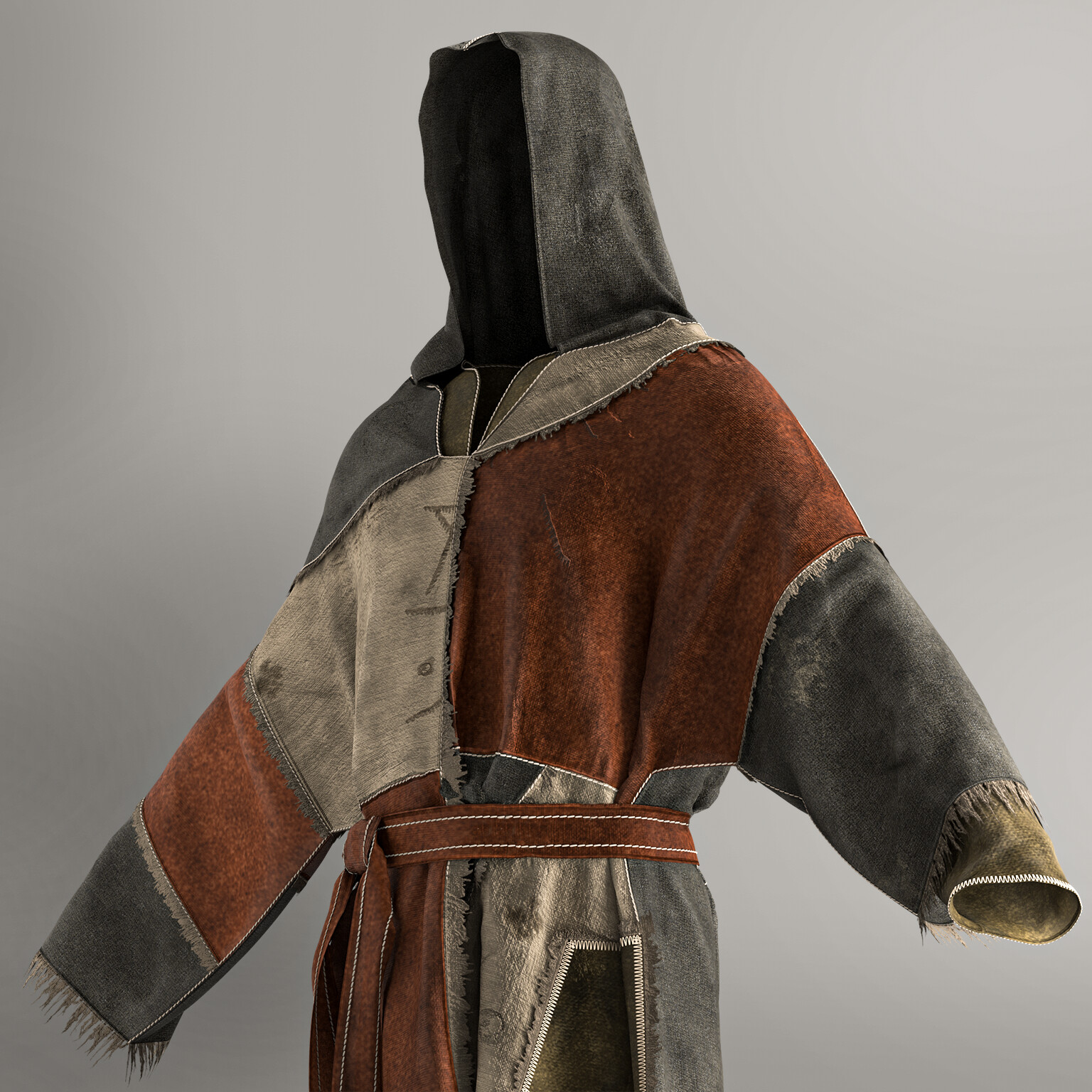 ArtStation - MEDIEVAL BEGGAR OUTFIT-PBR 4K TEXTURES-ZPRJ/FBX/OBJ