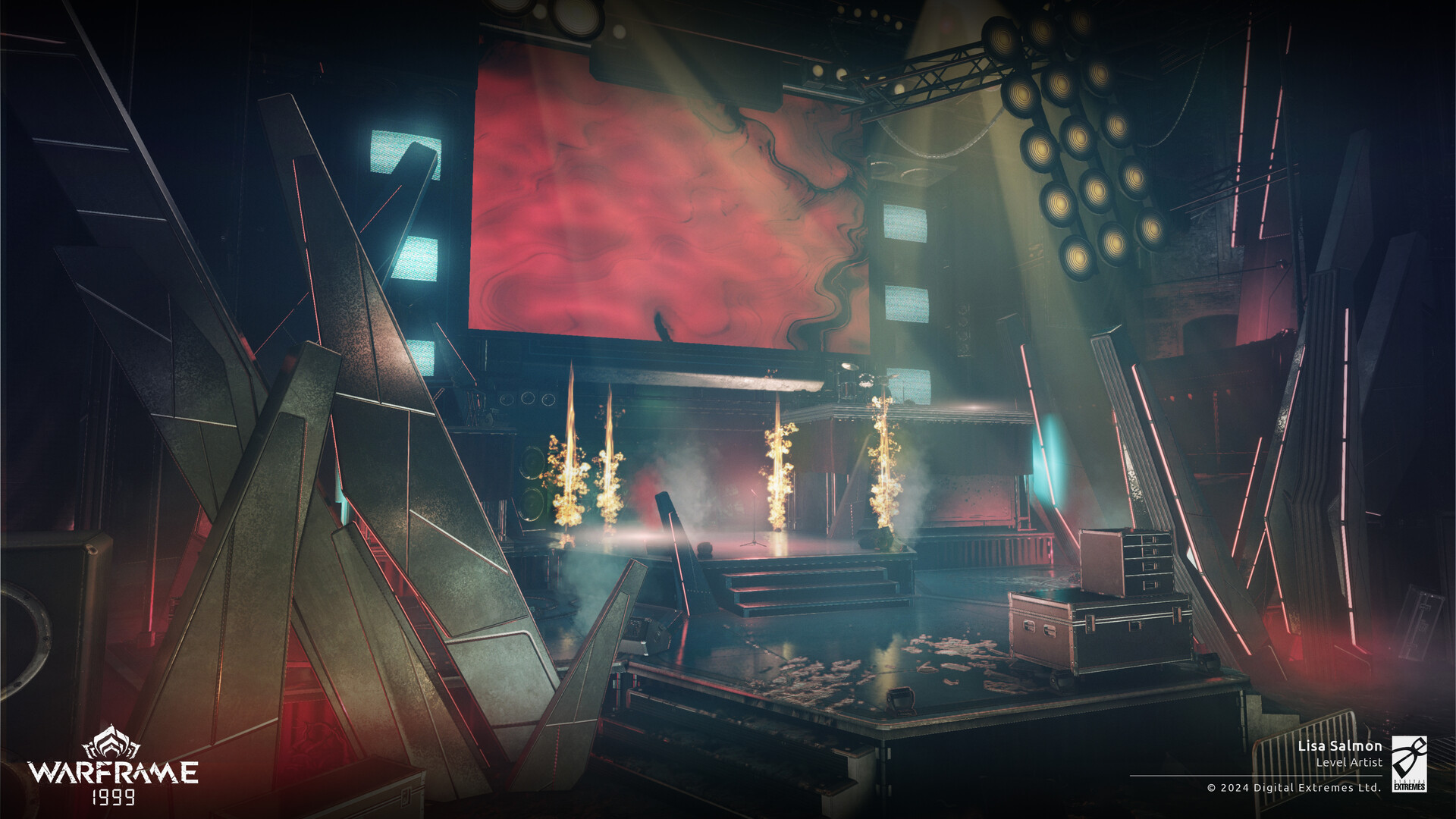 Lisa Salmon - Warframe 1999: TechRot Encore - Temple Stage Defense Map