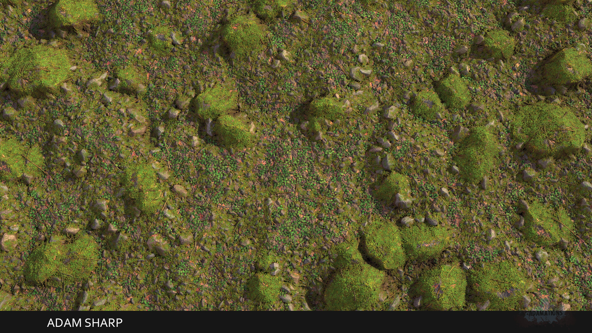 ArtStation - Mossy Rocks material