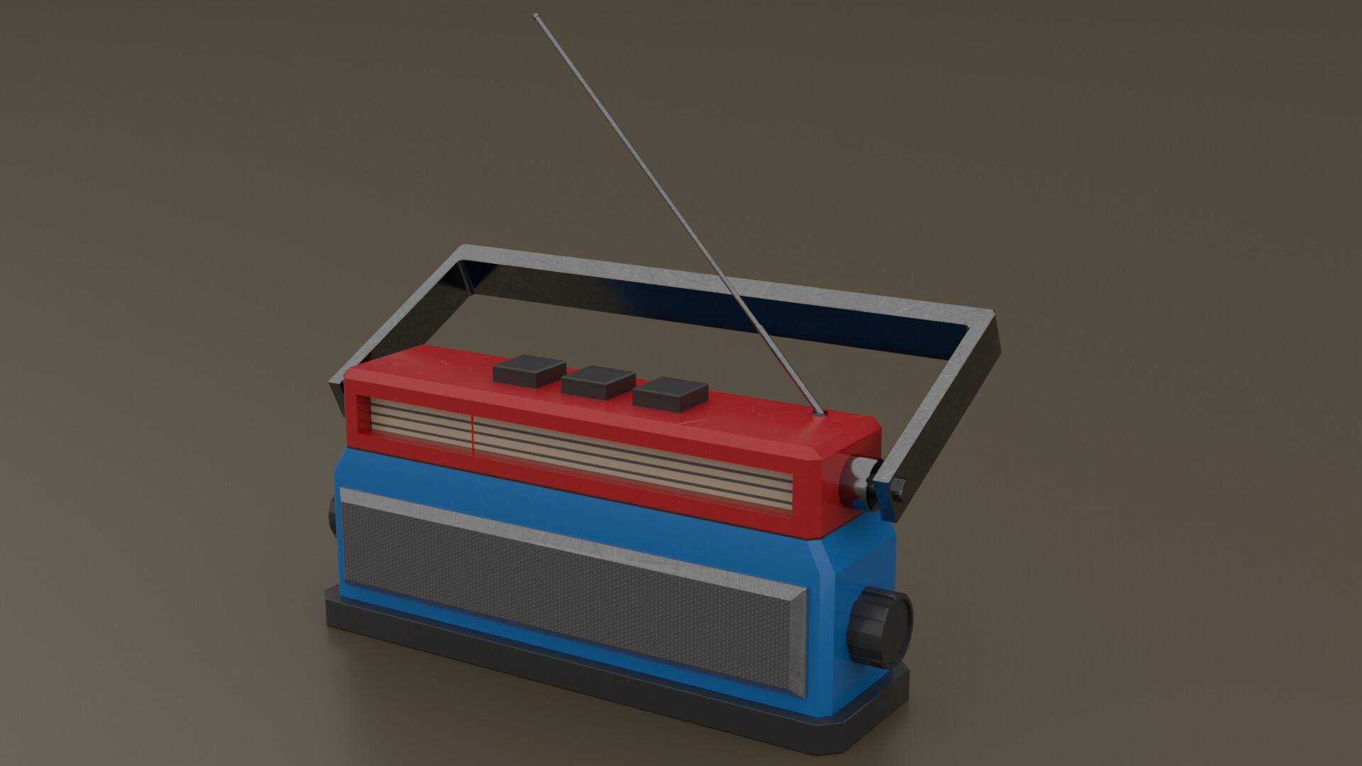 ArtStation - Stylized Vintage Radio Prop | Game Ready