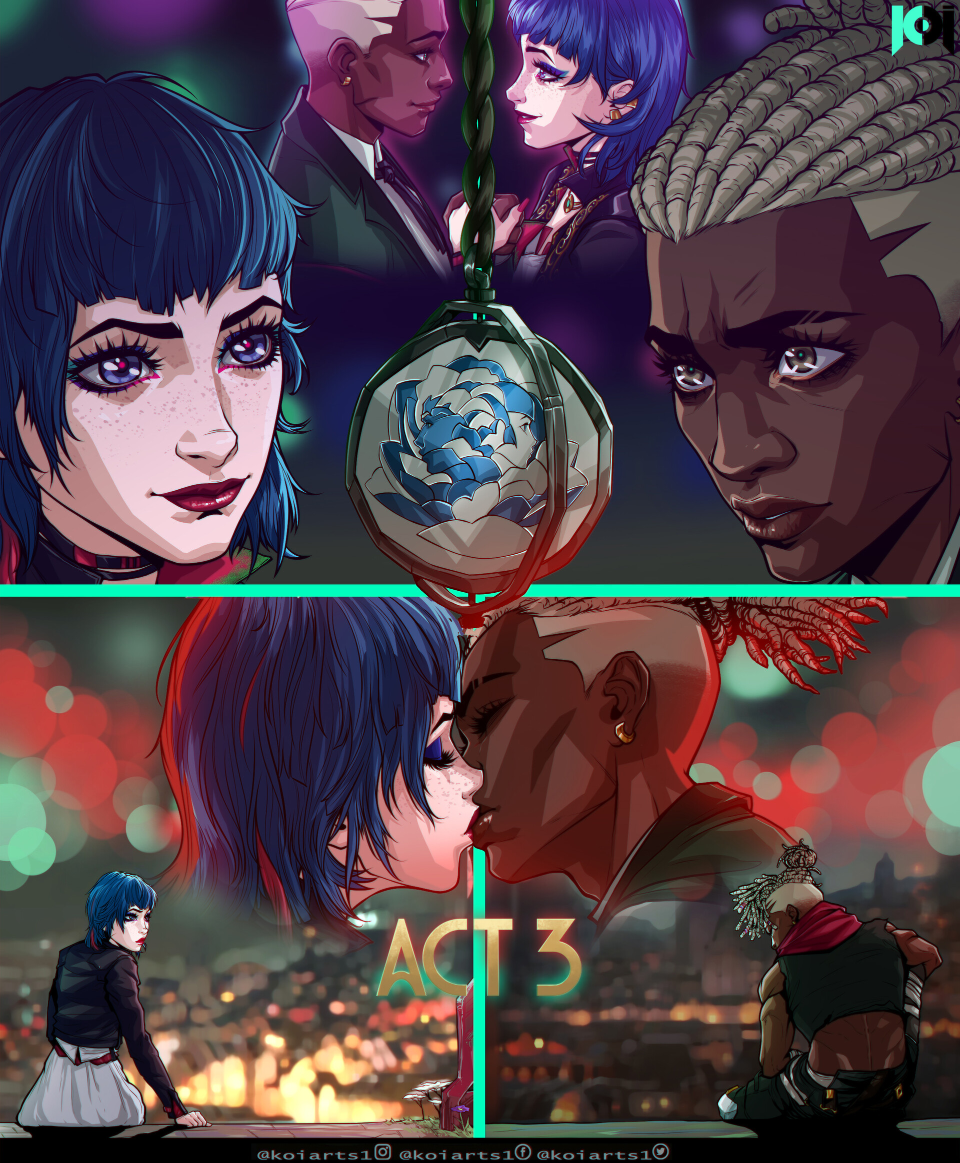 ArtStation - Jinx and Ekko Arcane season 2 Act 3