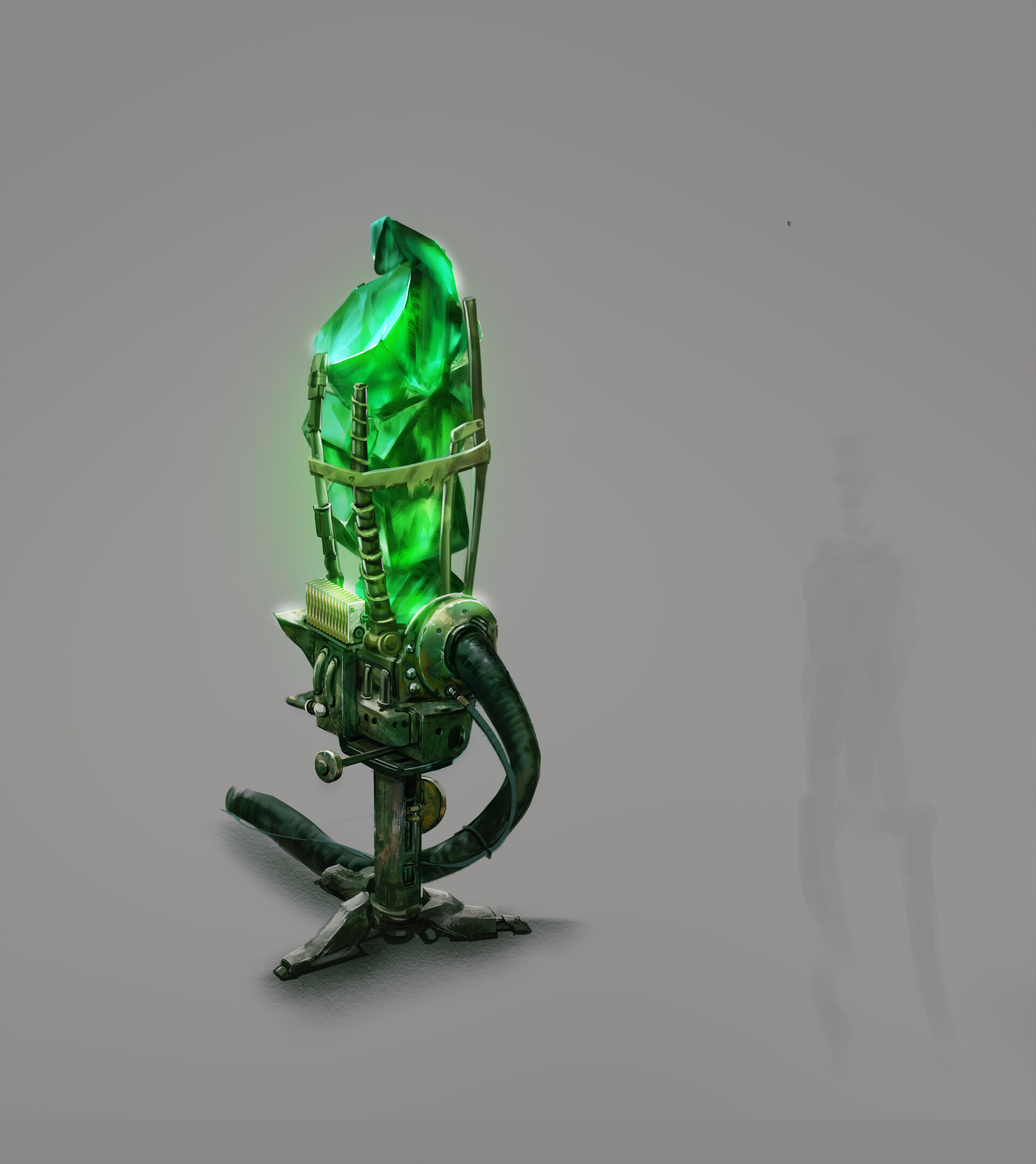 ArtStation - Lamp with crystals