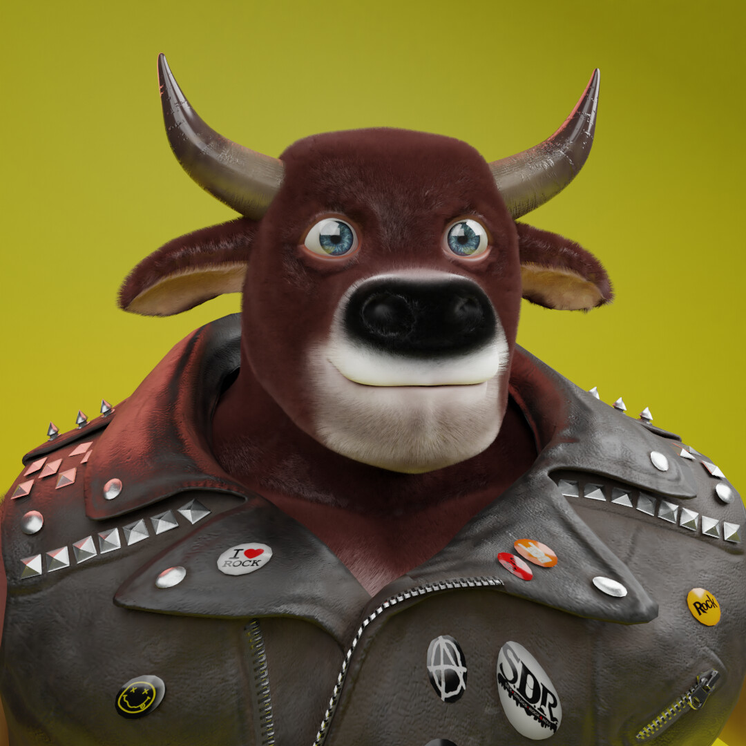 Vasundhara Infotech LLP - 3D Bull Commando Character Model