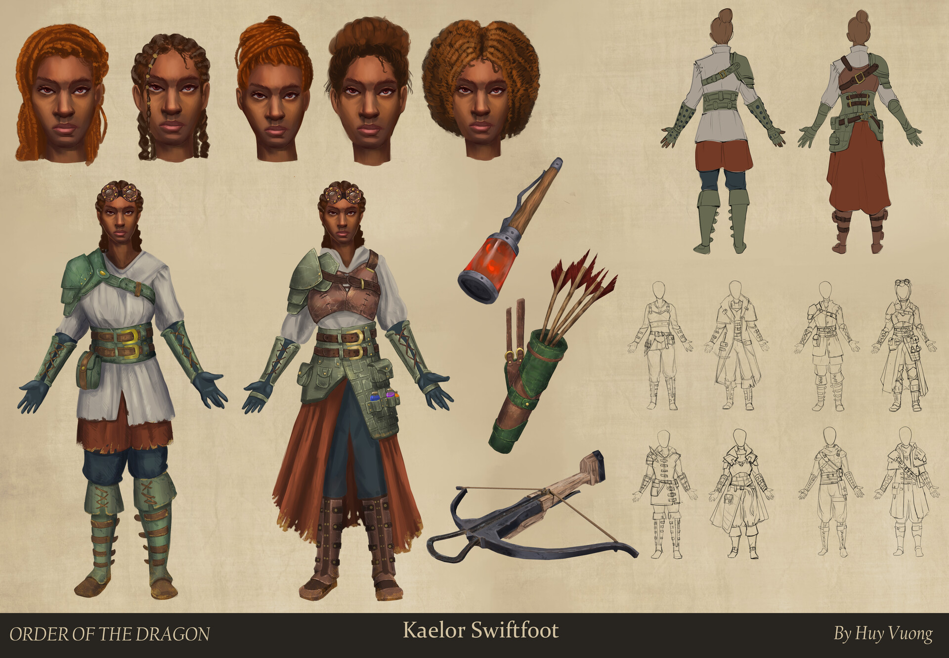 ArtStation - Kaelor Swiftfoot the tinkerer