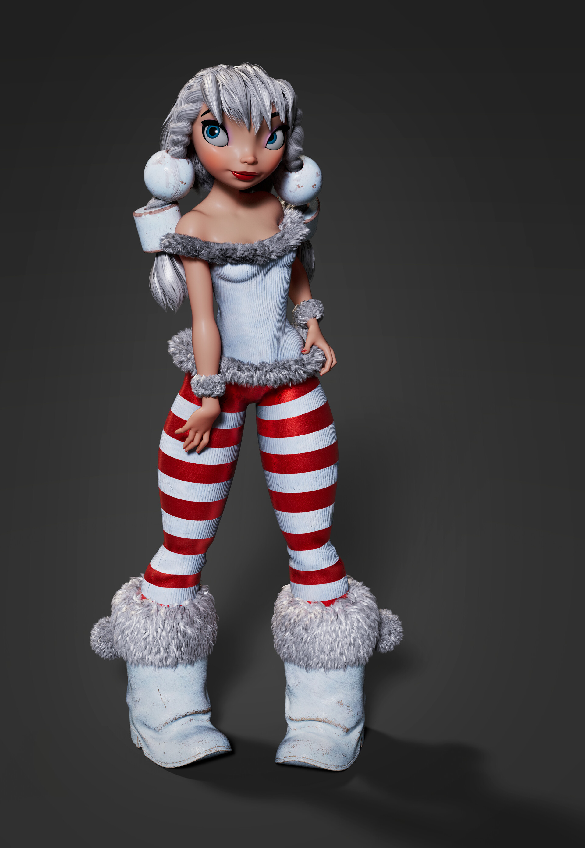 ArtStation - Chris Sanders Candy Cane Girl