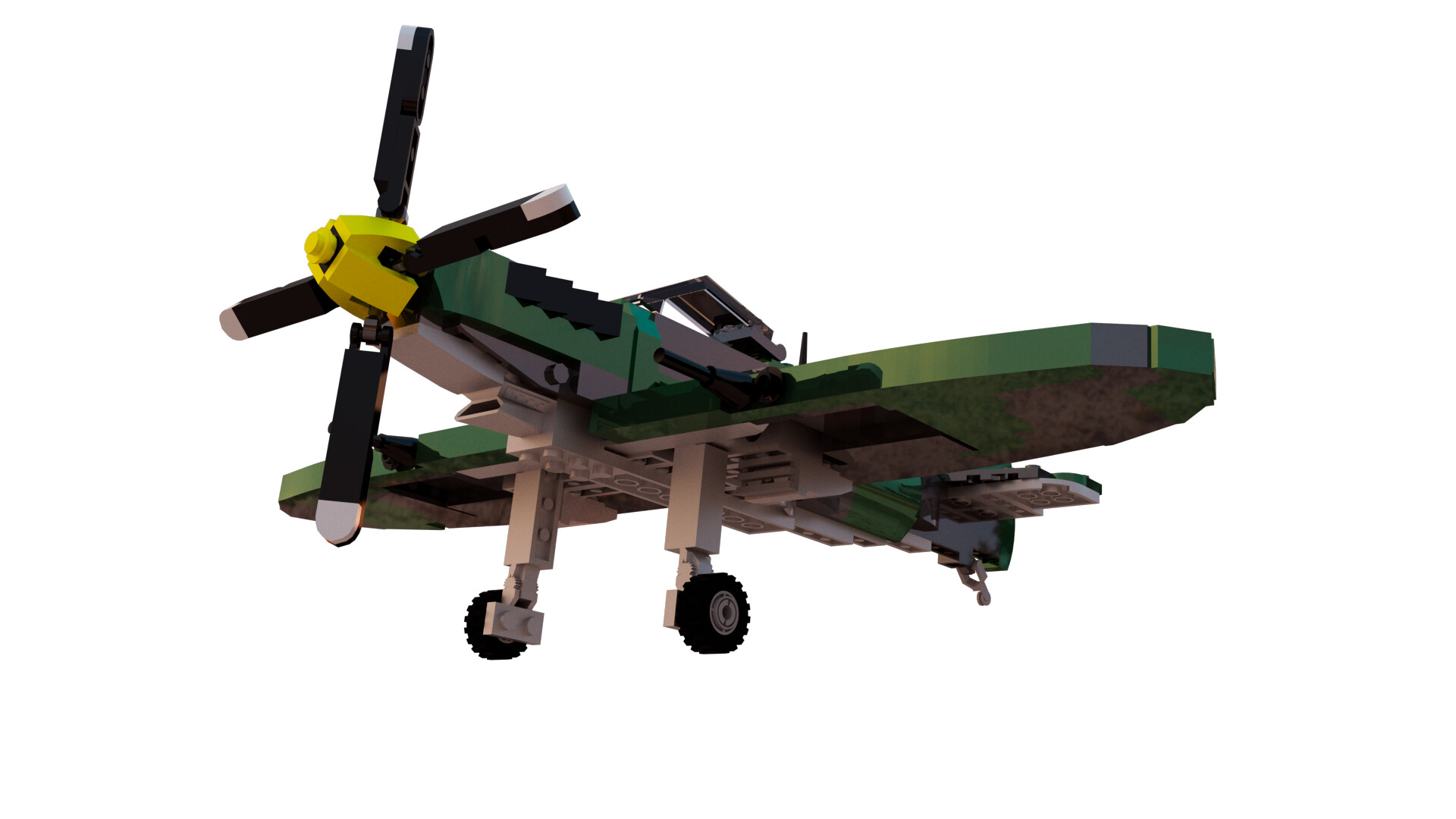 ArtStation - Lego Supermarine Spitfire