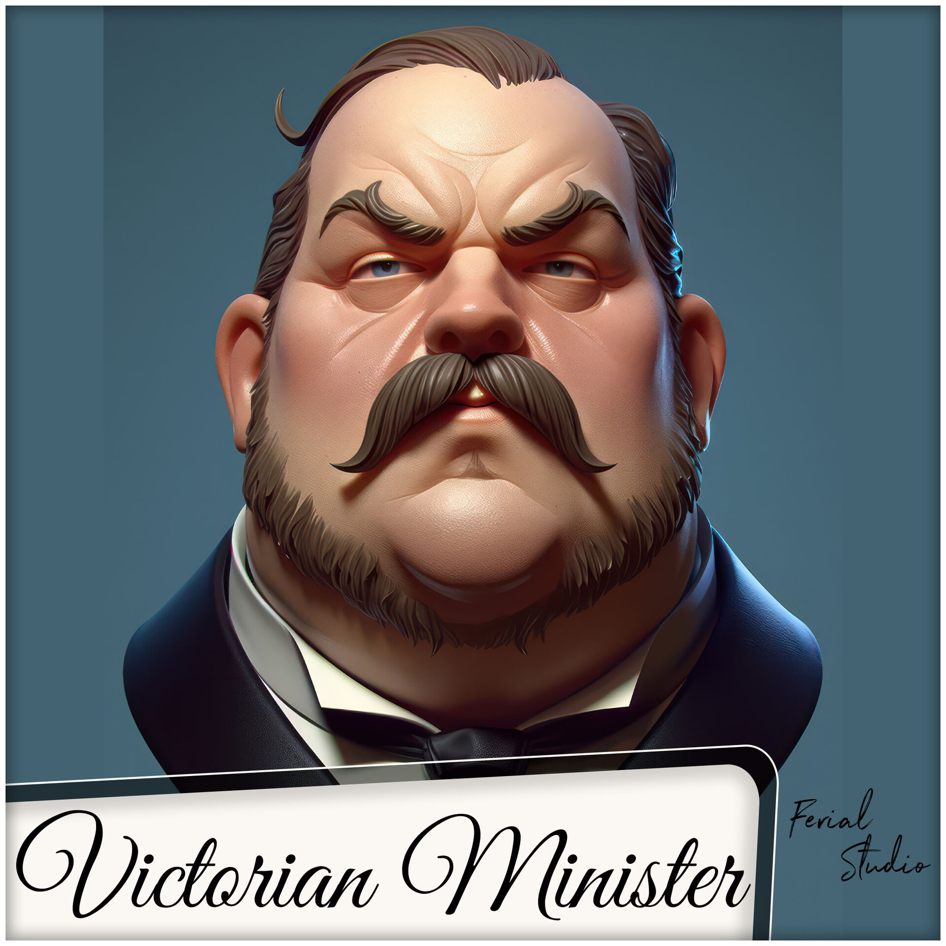ArtStation - 🔹280 Victorian Minister - Head Model Reference Image Pack ...