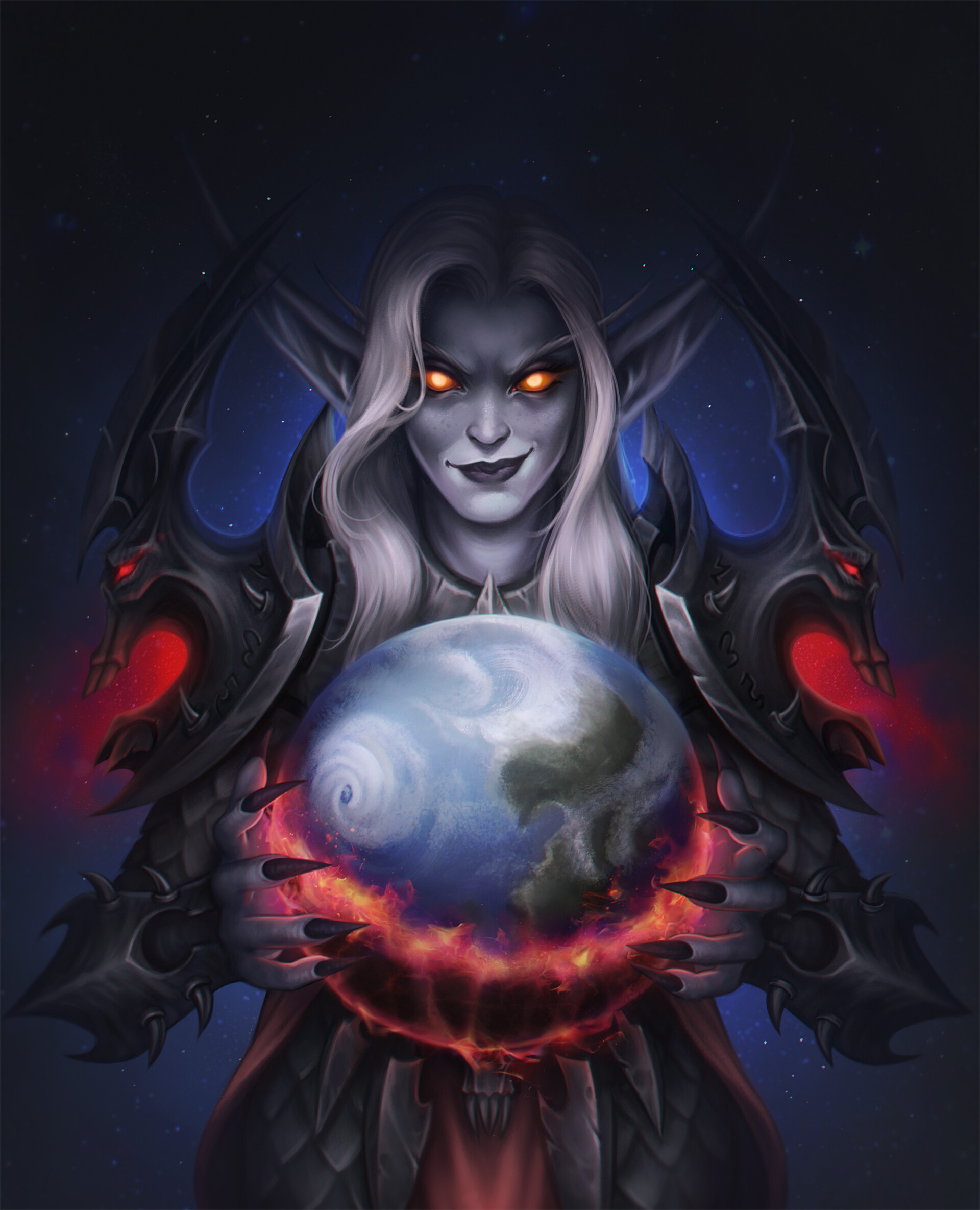 ArtStation - Myrrah - Nightborne Dark knight