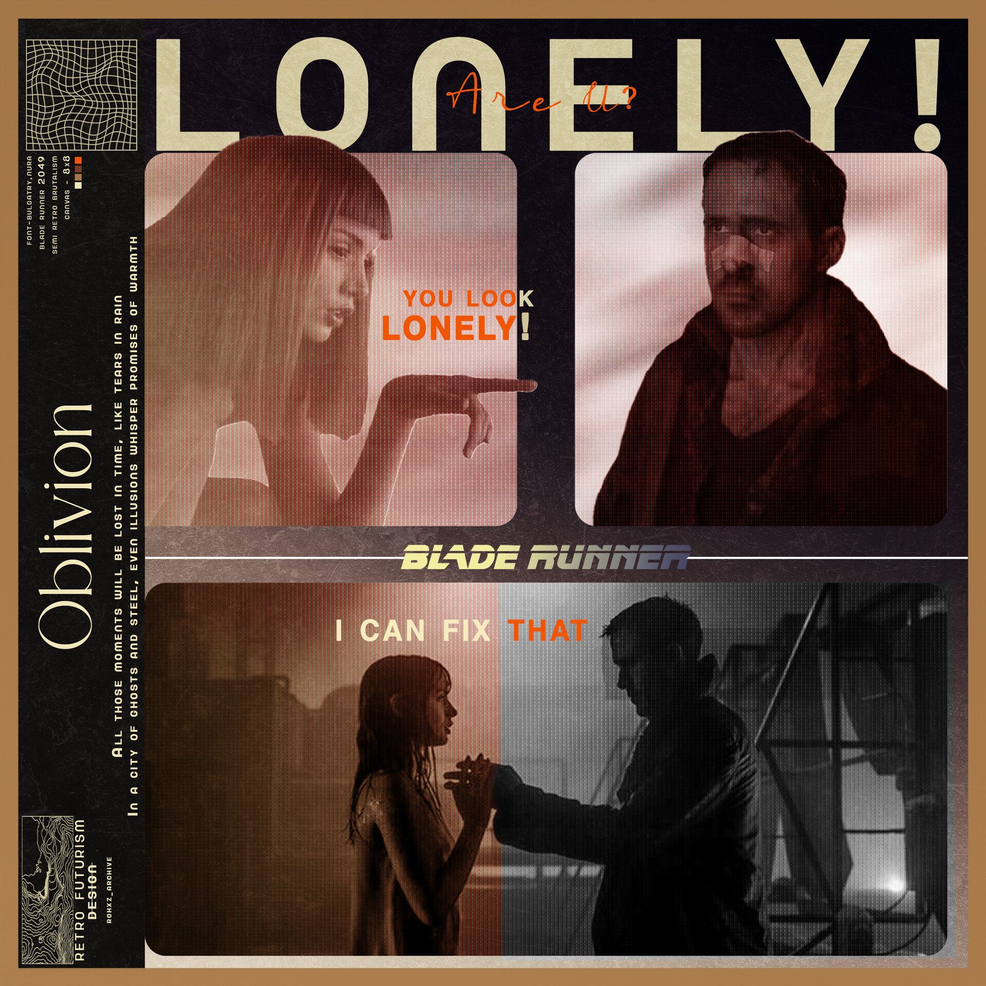 ArtStation - Lonely - Blade Runner
