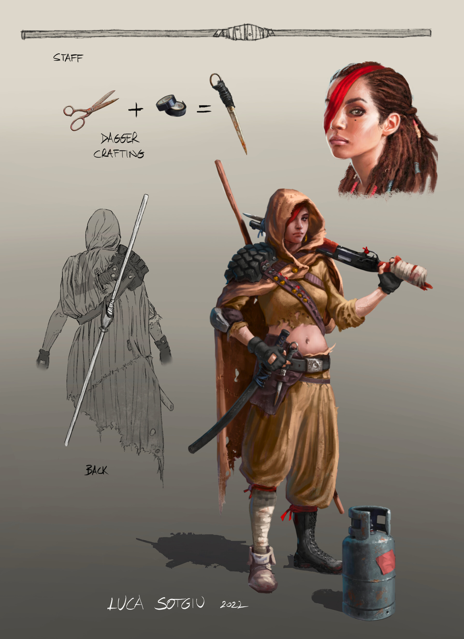 ArtStation - Post-Apo girl