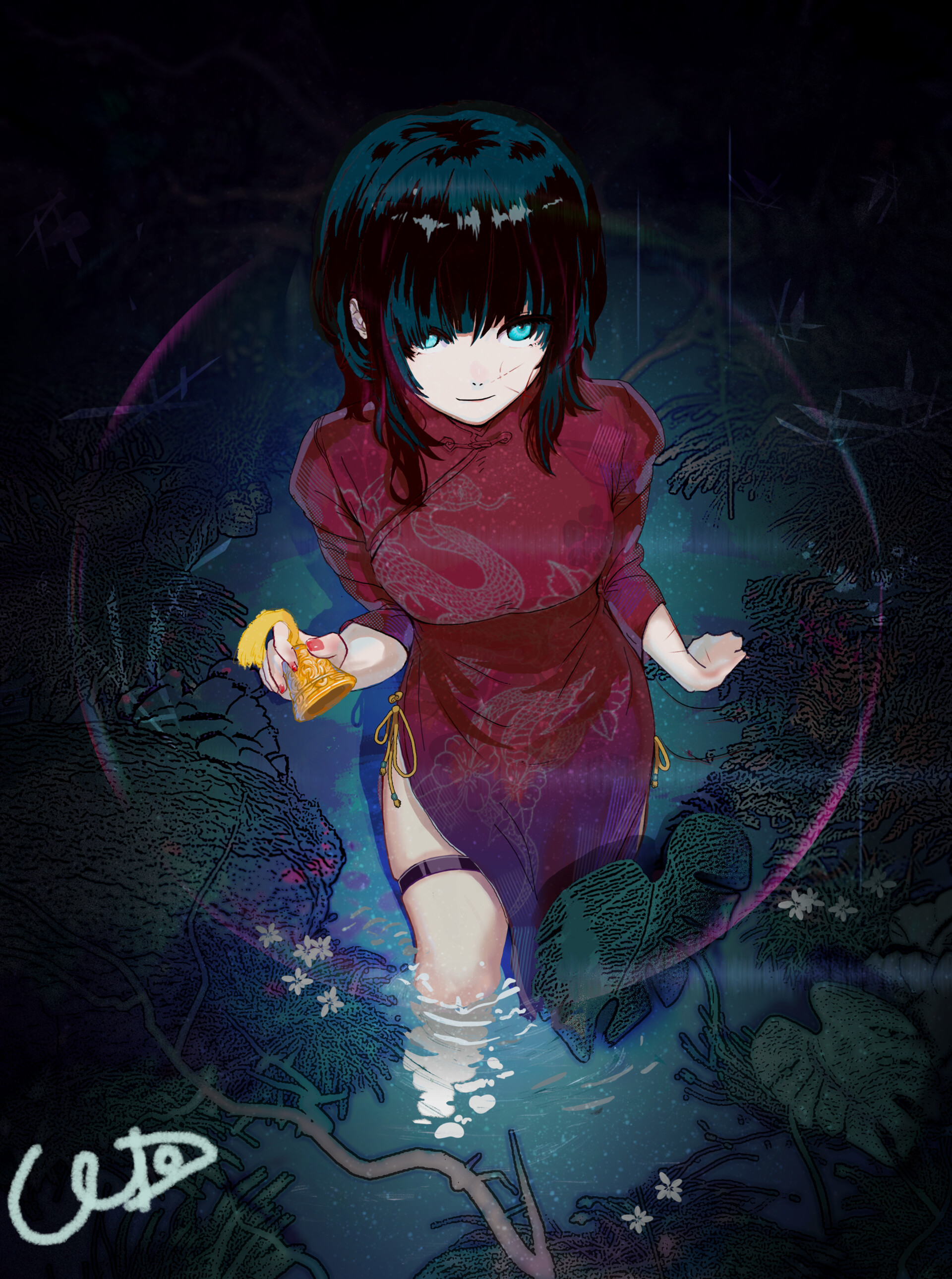 ArtStation - Fireflies on Gossamer