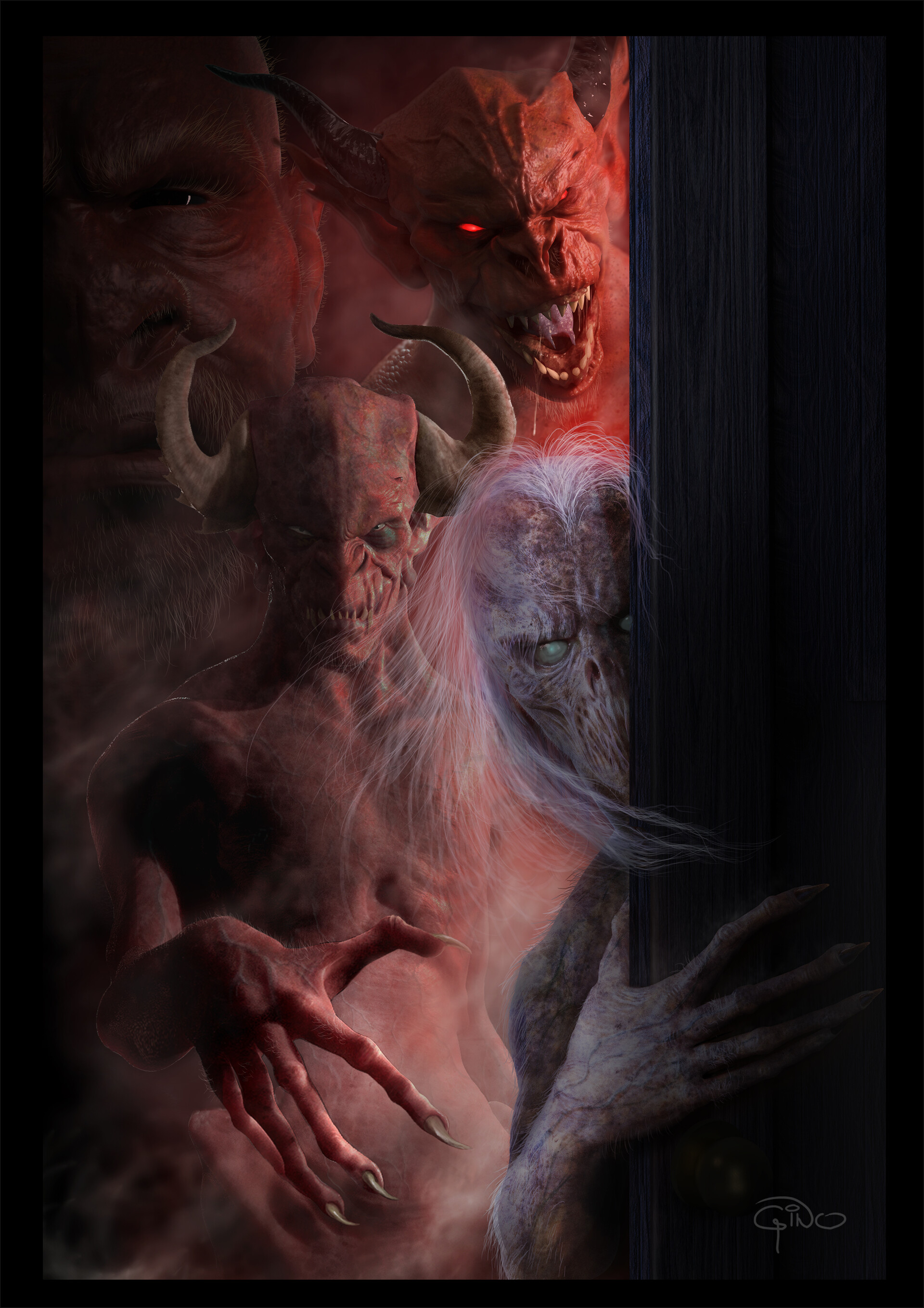 ArtStation - Monsters in my closet