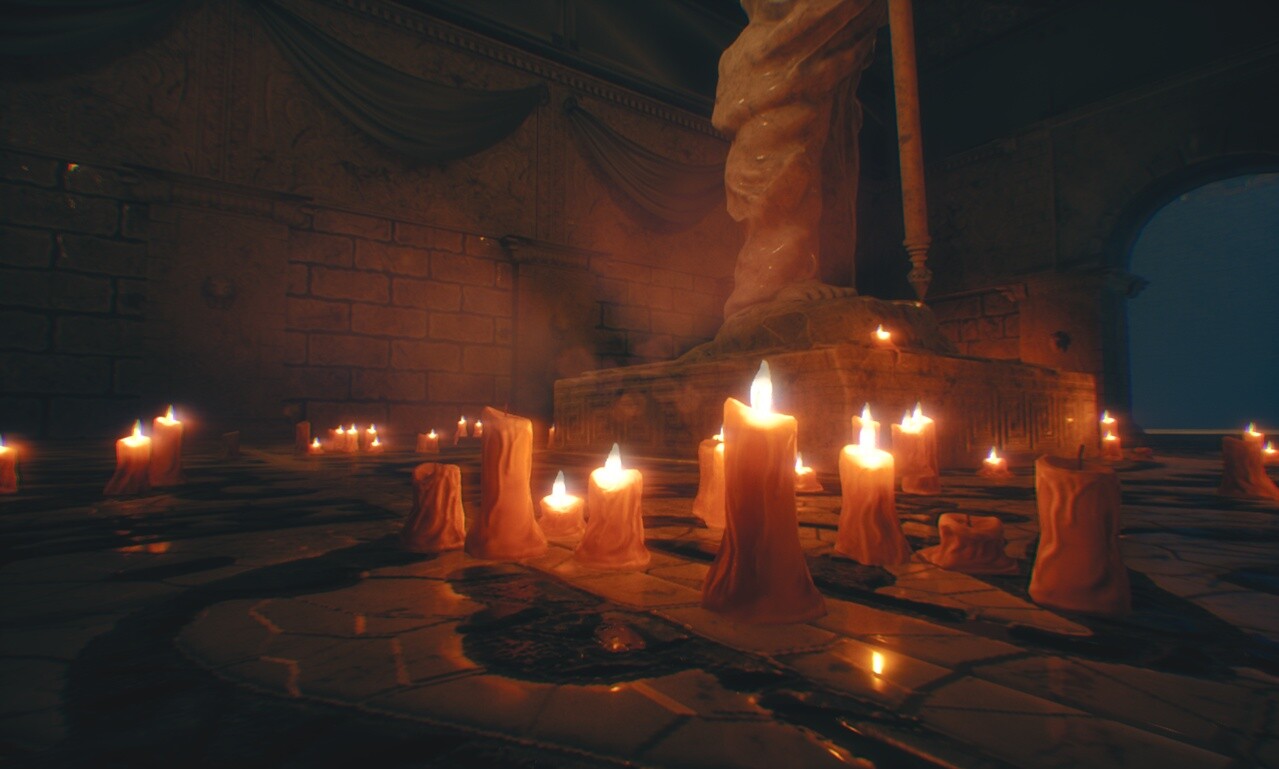 ArtStation - Dripping Candles