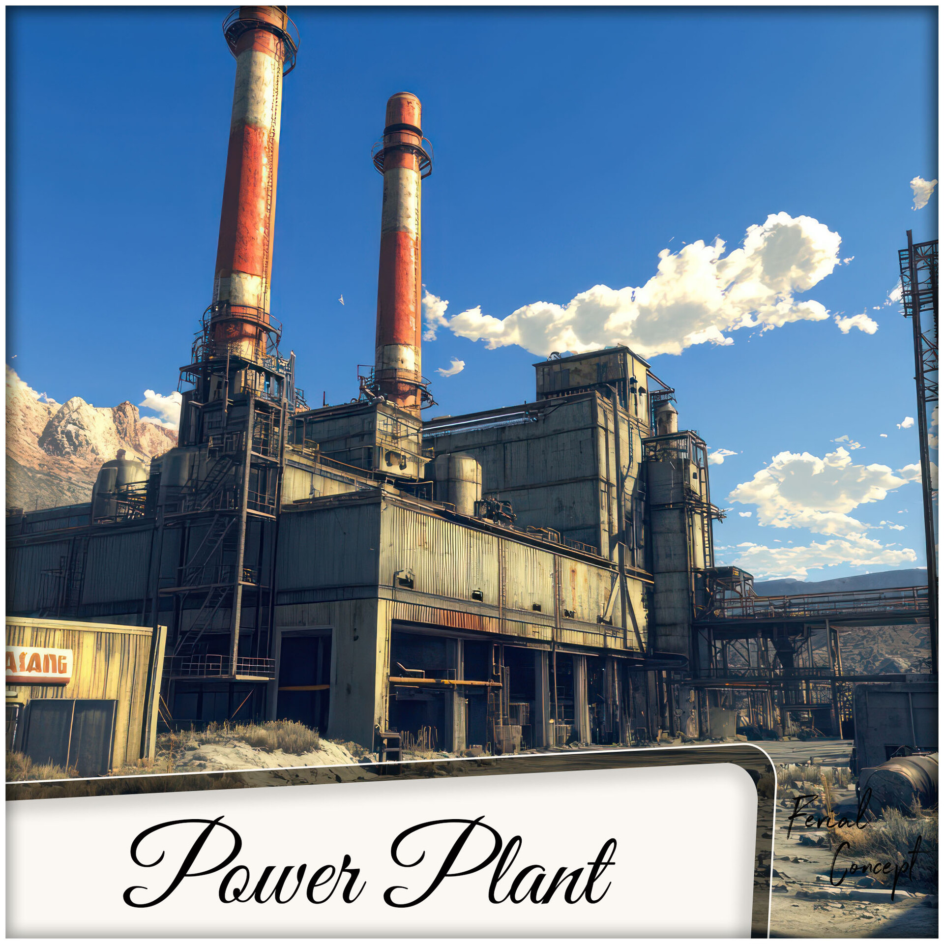 ArtStation - 🔹260 Power Plant - Environment Concept Reference Image ...